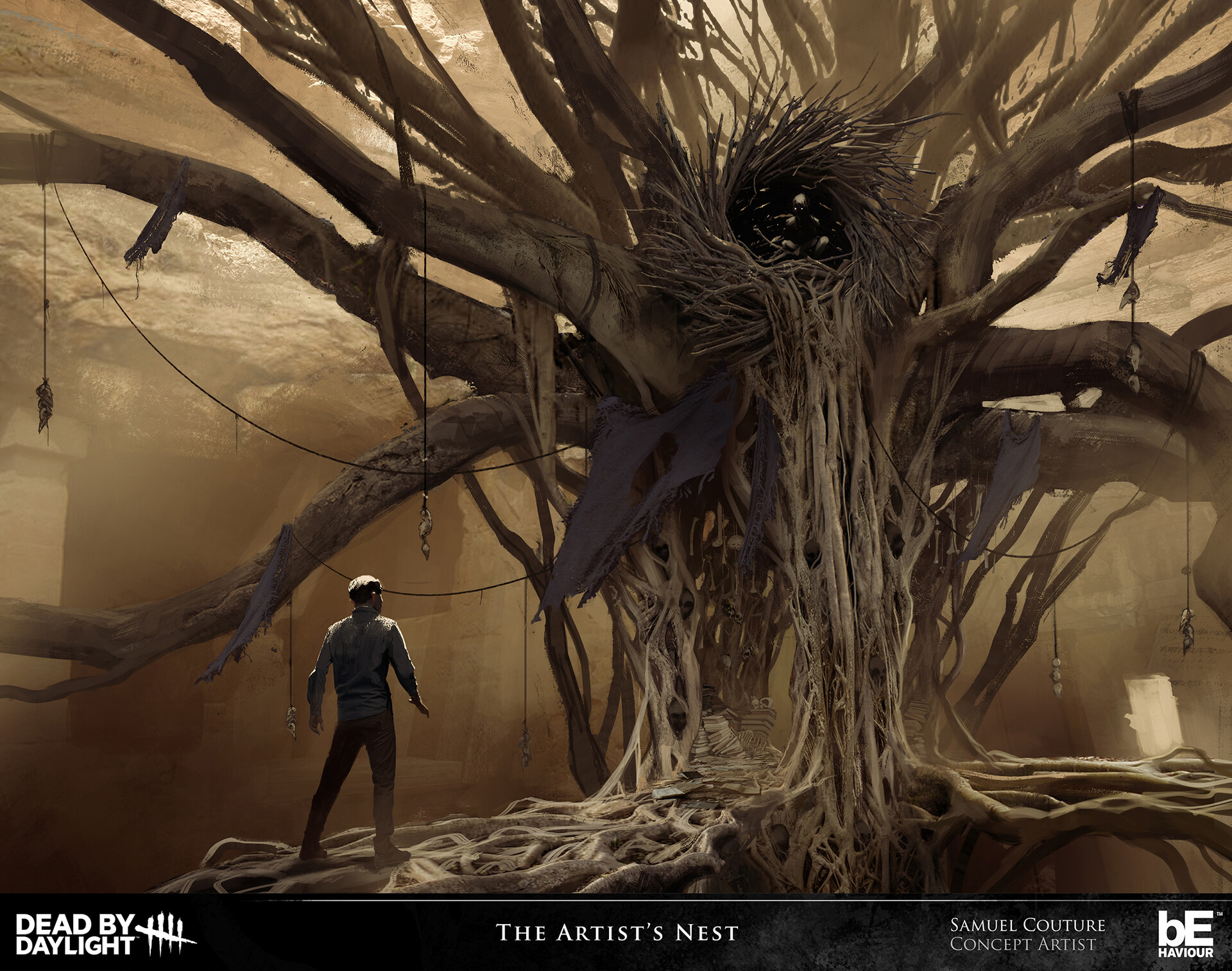 Samuel Couture - Dead by Daylight - Forsaken Boneyard Map Concept Art