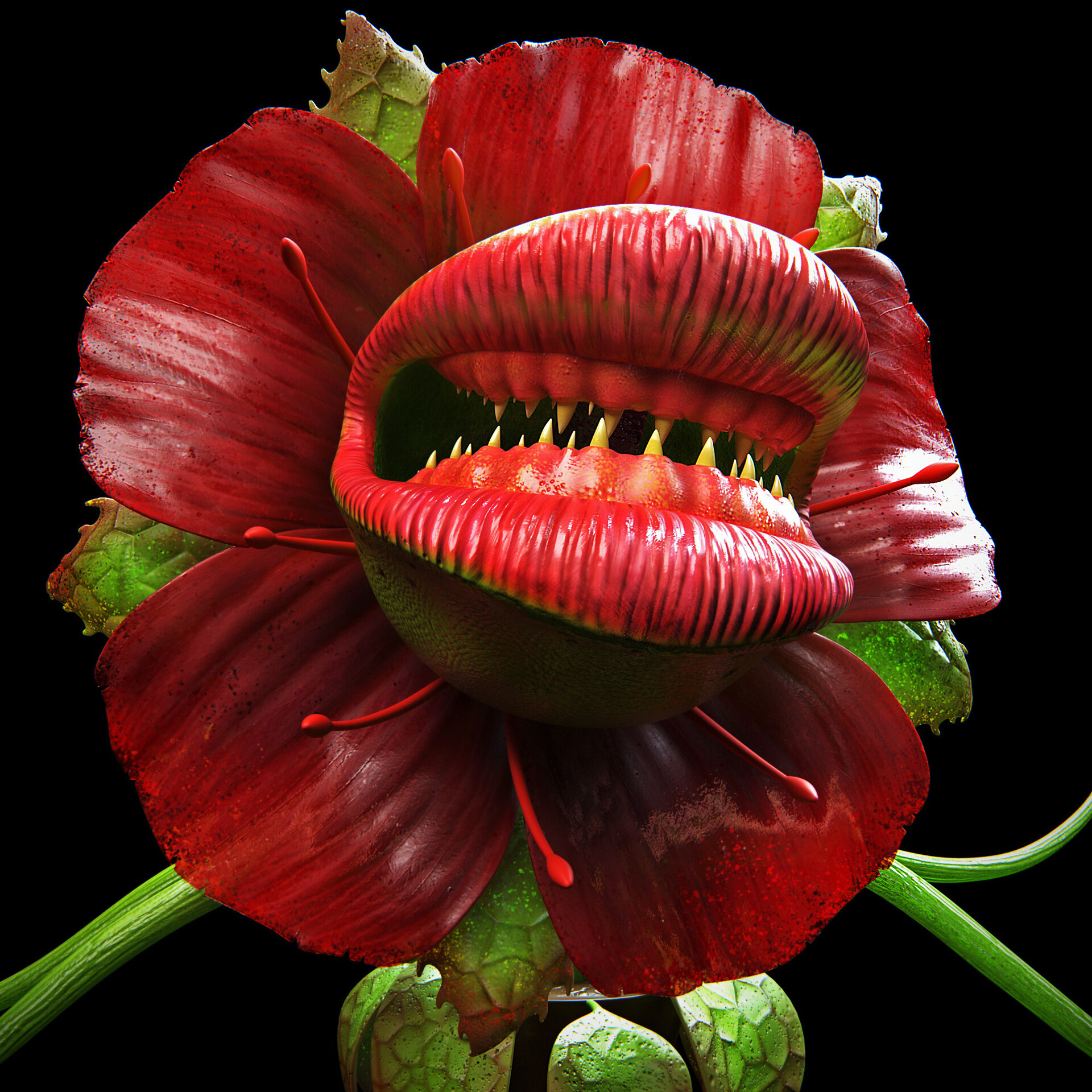 Alex Koronevskiy - Monster Plant character.