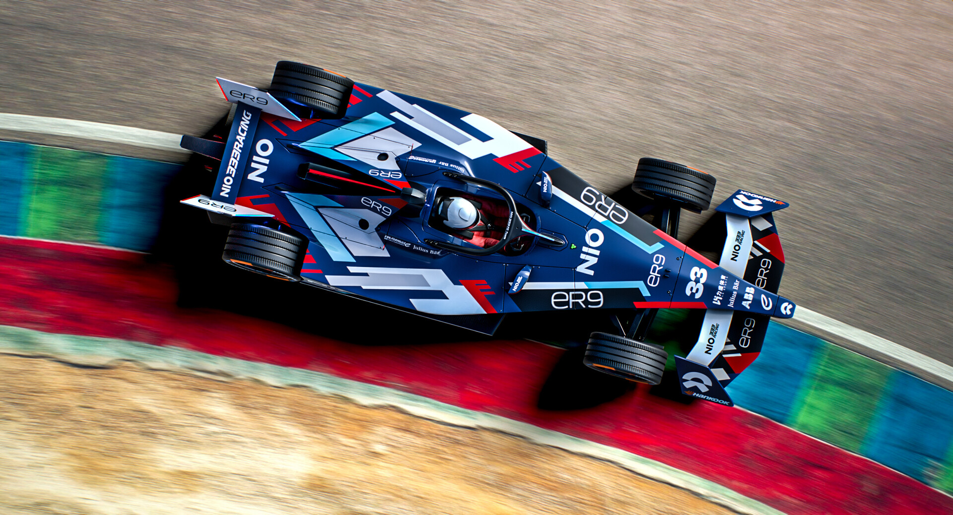 Oleksii Sergiyovych - NIO 333 Formula E 2023 Season Gen3 Race Car 3D model