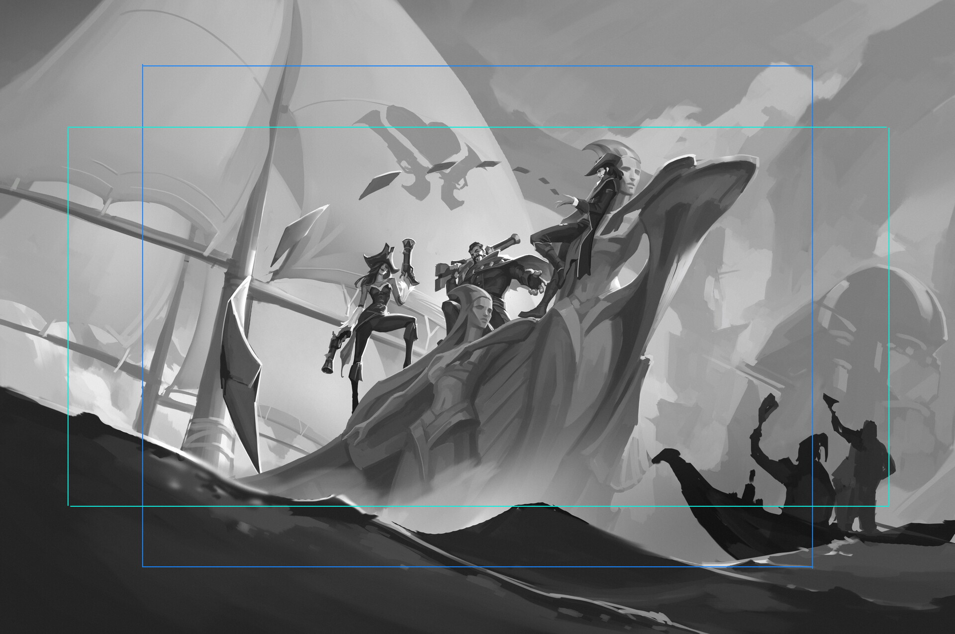 Foritis wang - League of Legends：Wild Rift - Bilgewater Splash Art