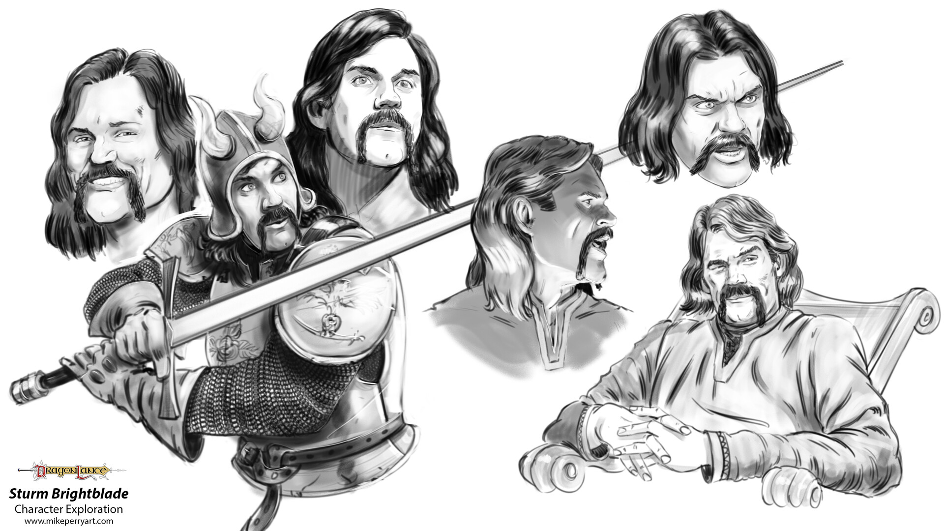 Mike Perry Sturm Bright Blade Character Workshop Dragonlance