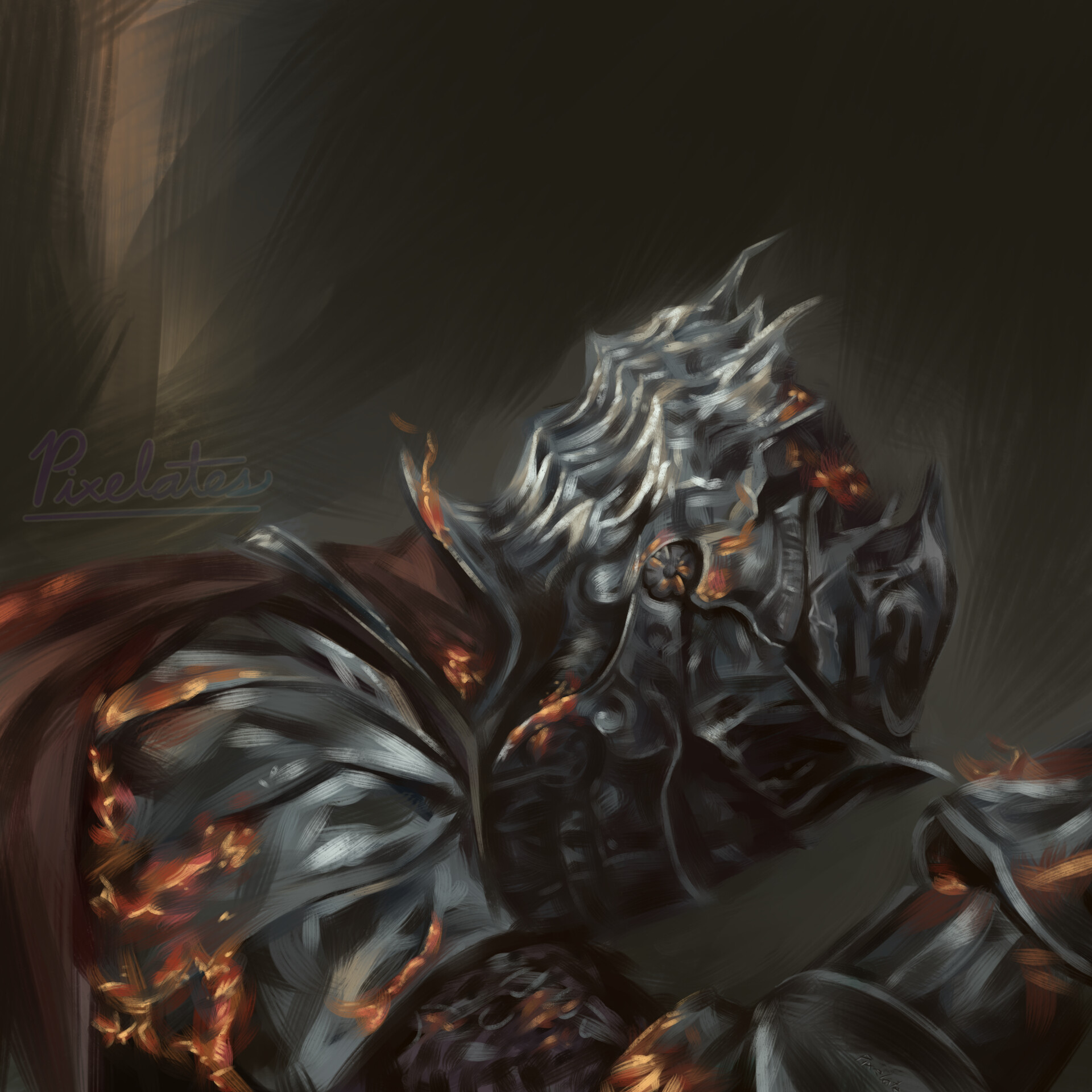 ArtStation - Soul of Cinder Painting