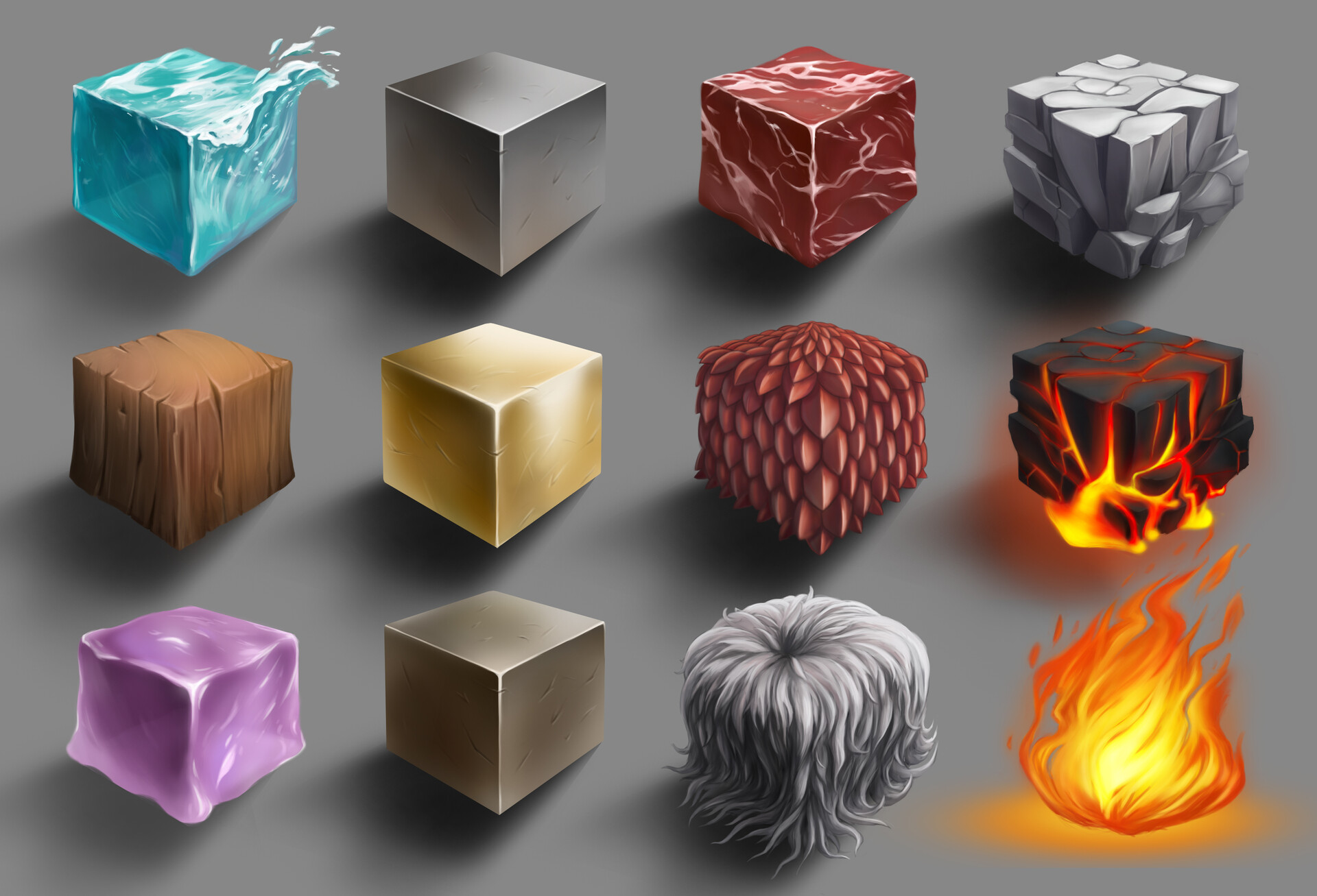 ArtStation - my texture studies