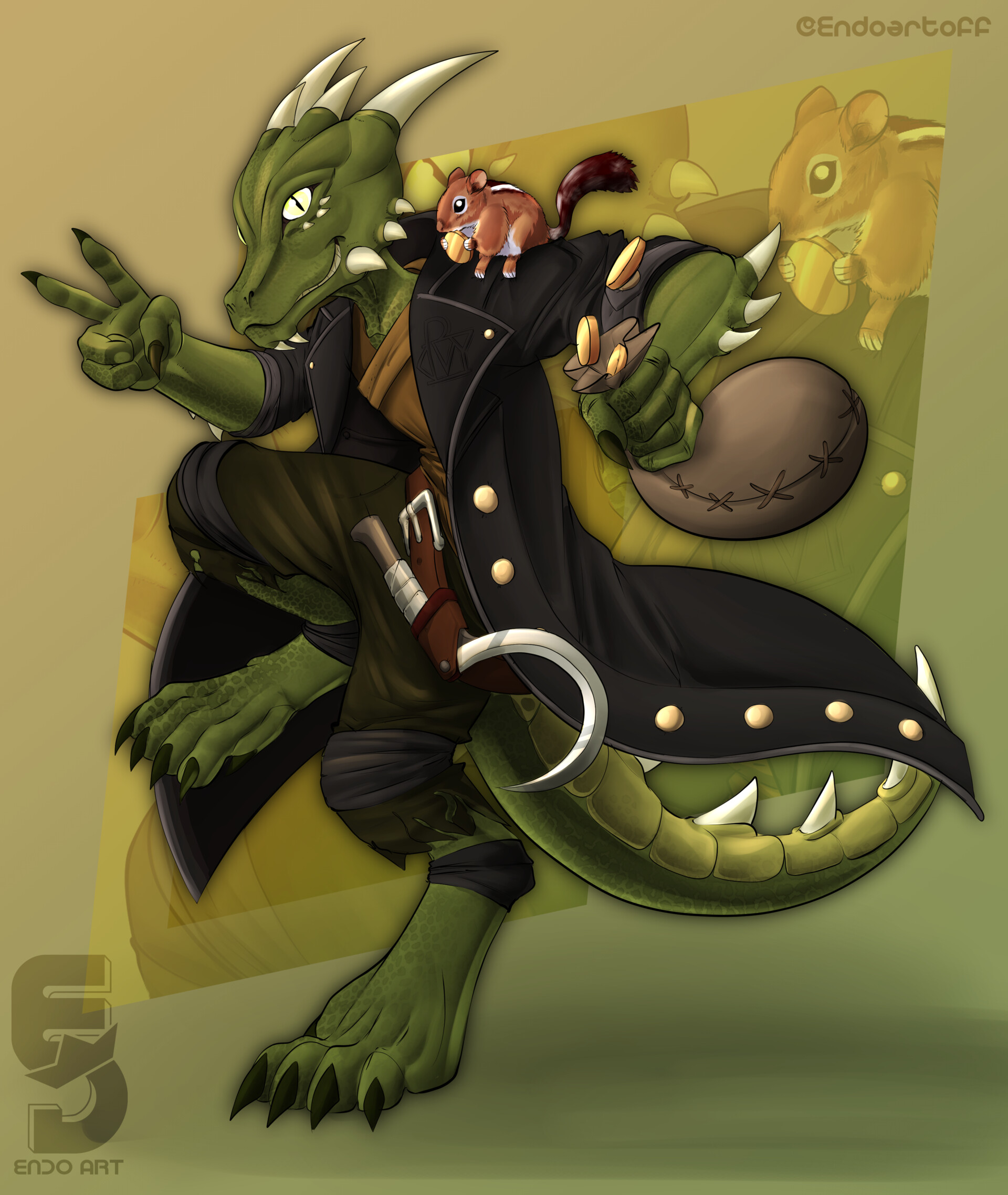 ArtStation - Pirate lizardfolk