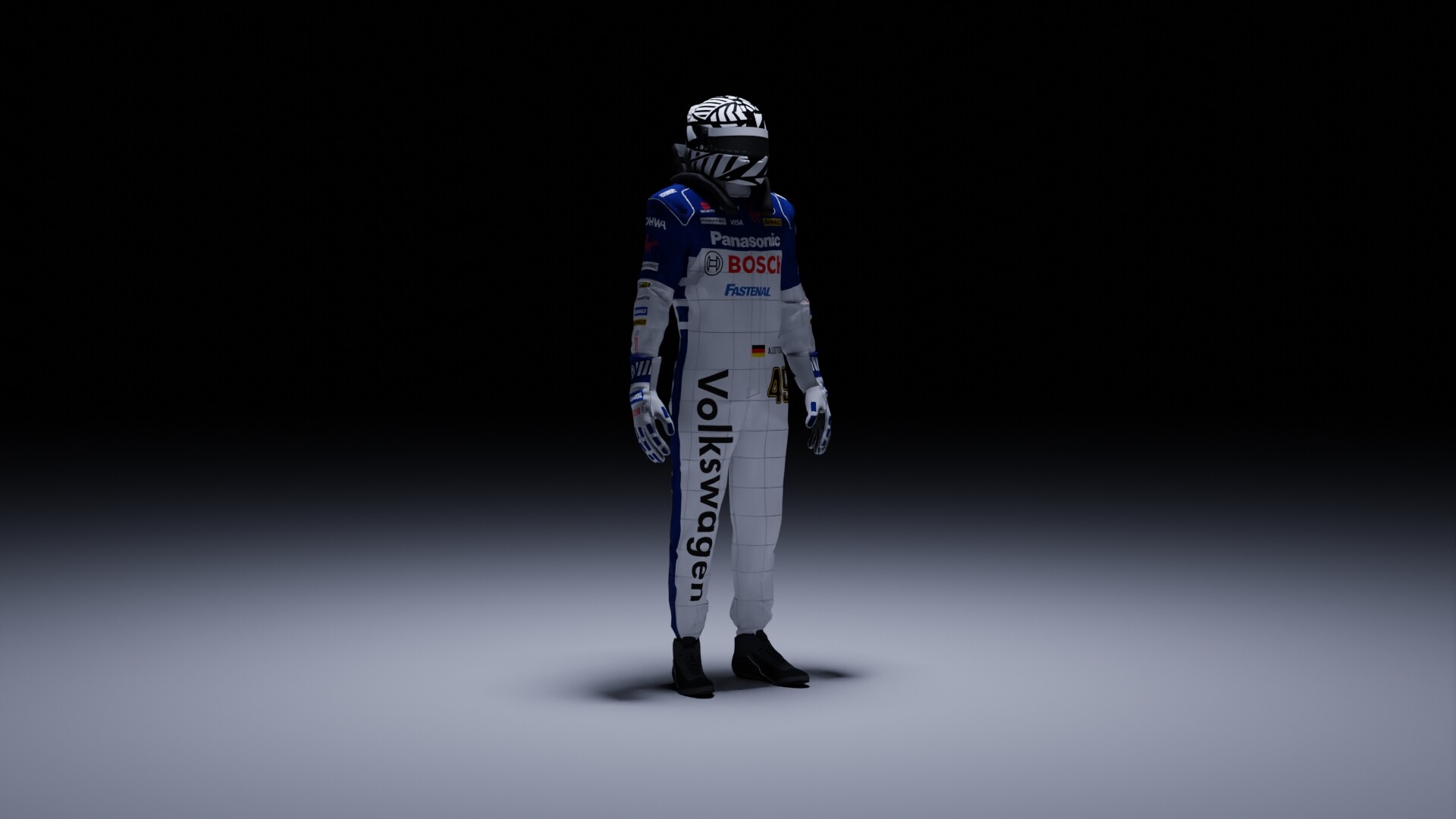 ArtStation - Bosch Volkswagen F1 Team suit