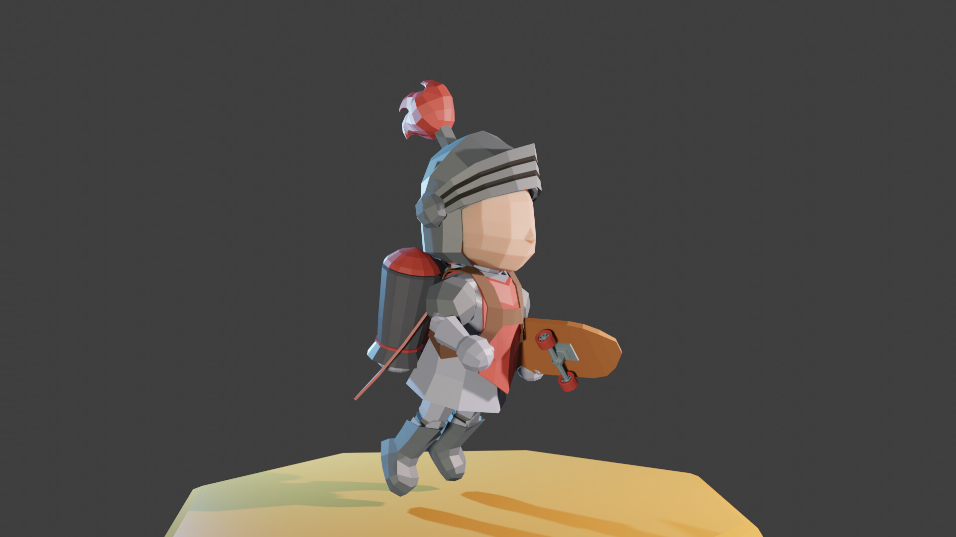 Jeff Row - Low Poly Knight: Picnic Quest