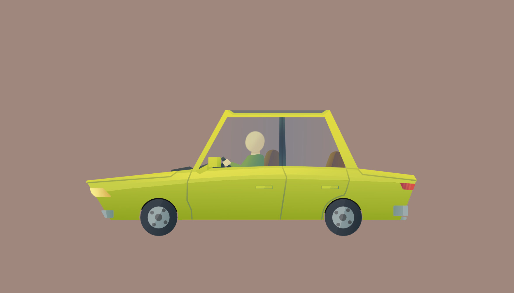 ArtStation - Car flat