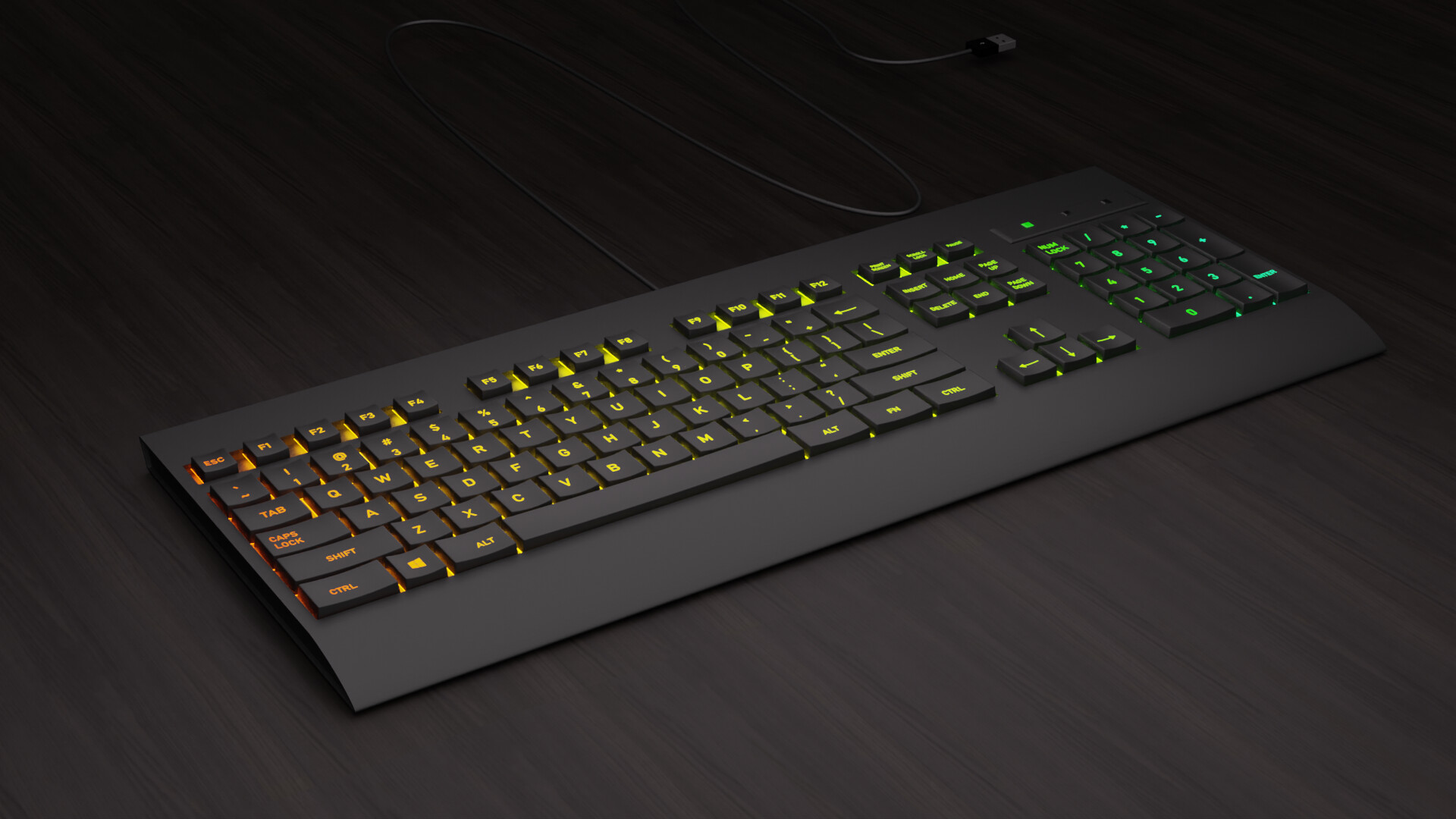 ArtStation - RGB Keyboard with USB cable
