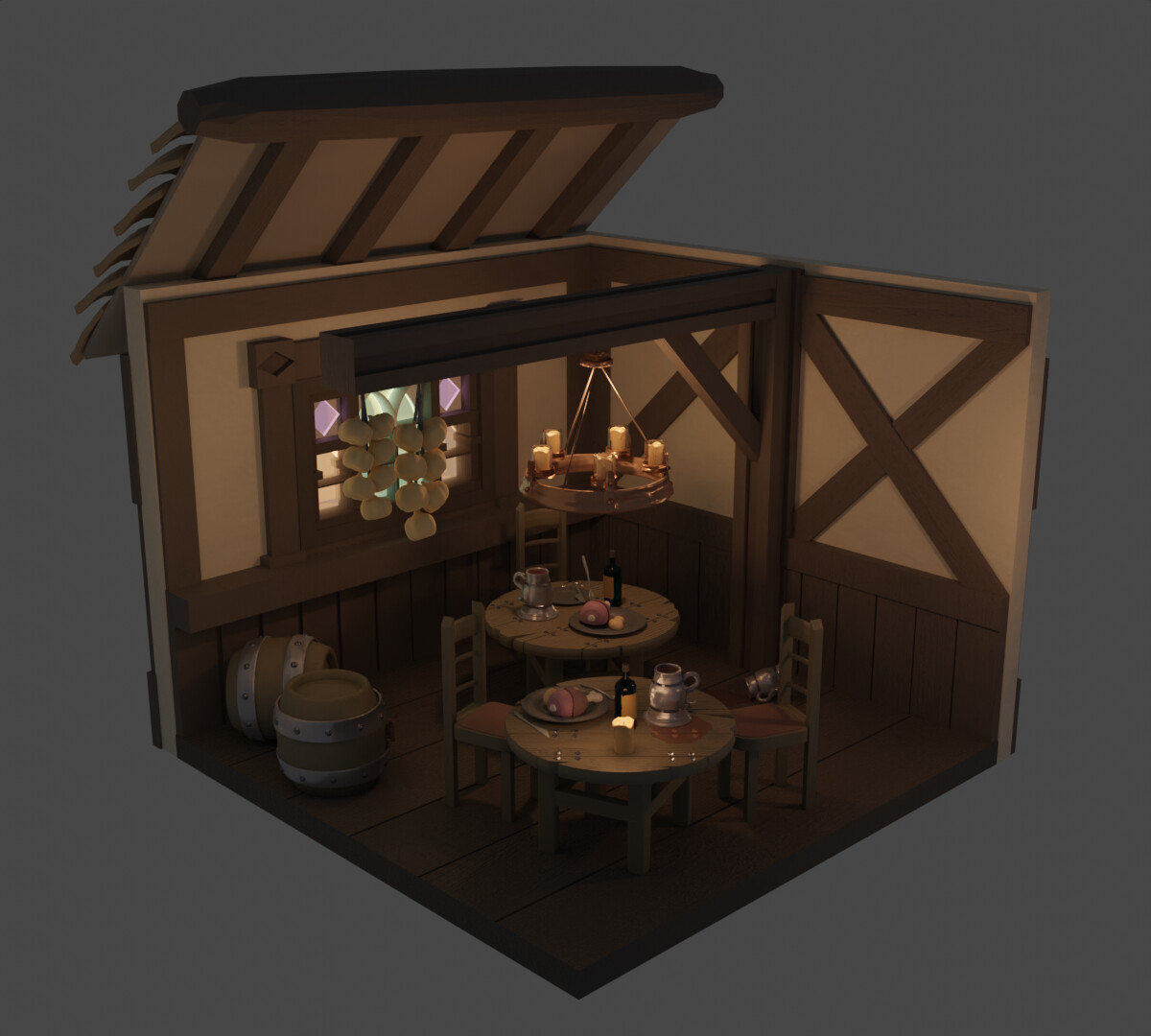ArtStation - Isometric Tavern