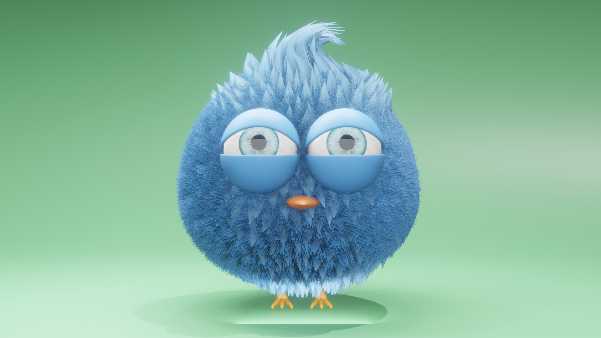 ArtStation - fluffy bird