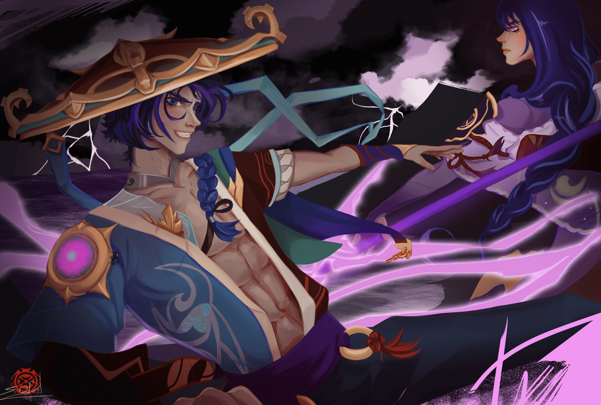 ArtStation - Thunder and lightning