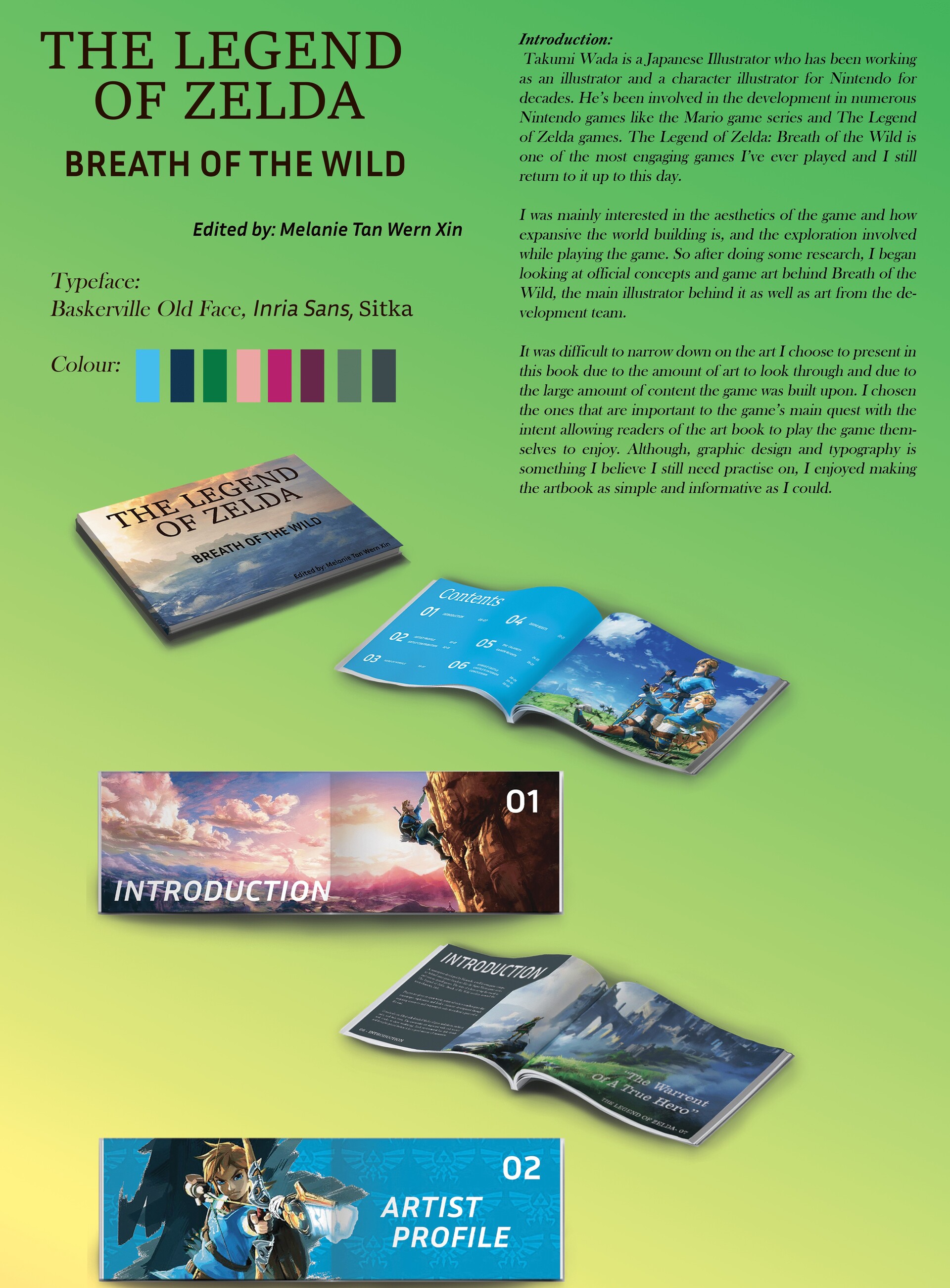 ArtStation - The legend of Zelda: Game Booklet (Graphic Design Mockup)