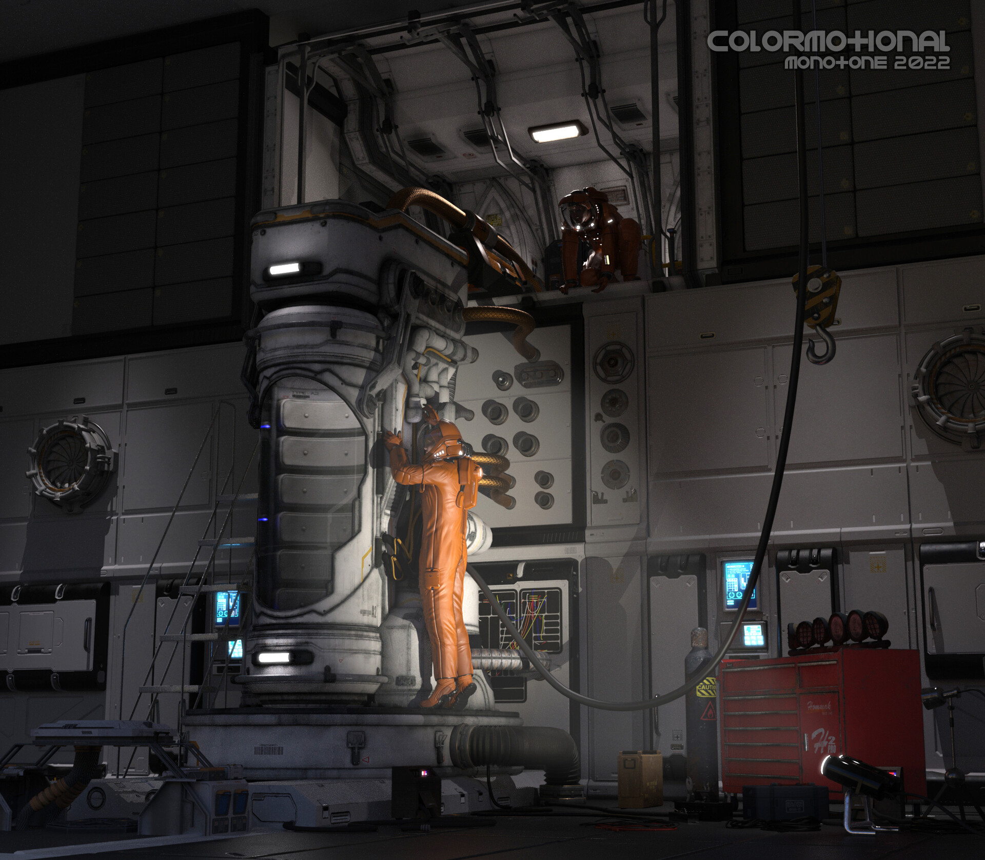 ArtStation - Cryotube repairing unity