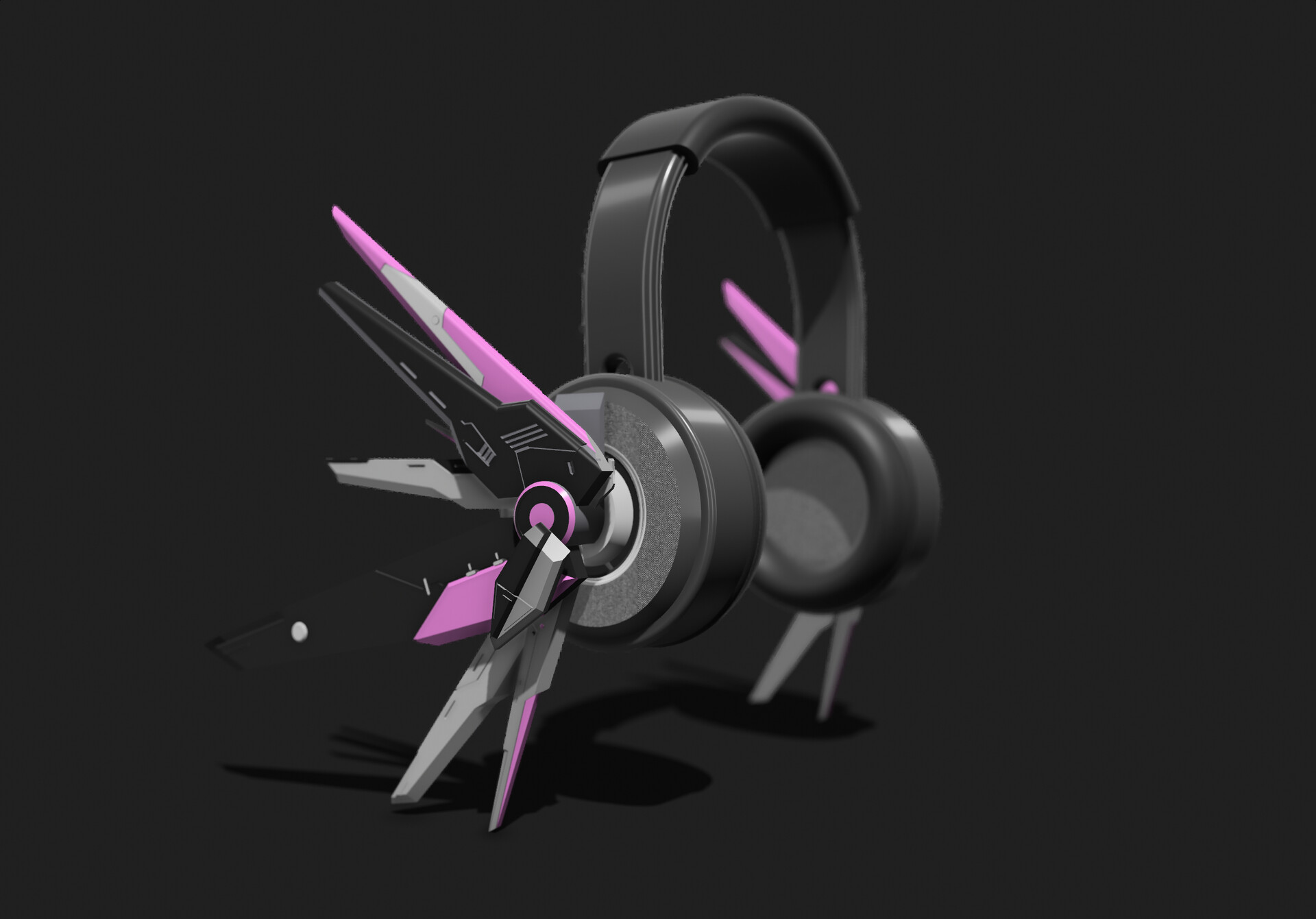 ArtStation - Cyberpunk headset 2.0