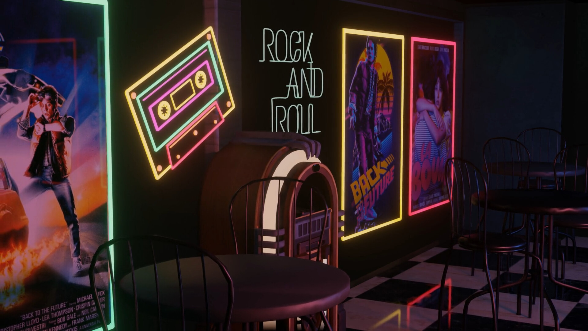 ArtStation - My personal metaverse cinematic sets for my 3D film