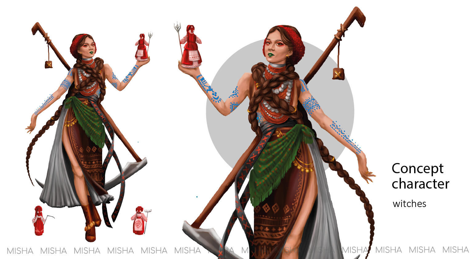 ArtStation - Ukrainian witch