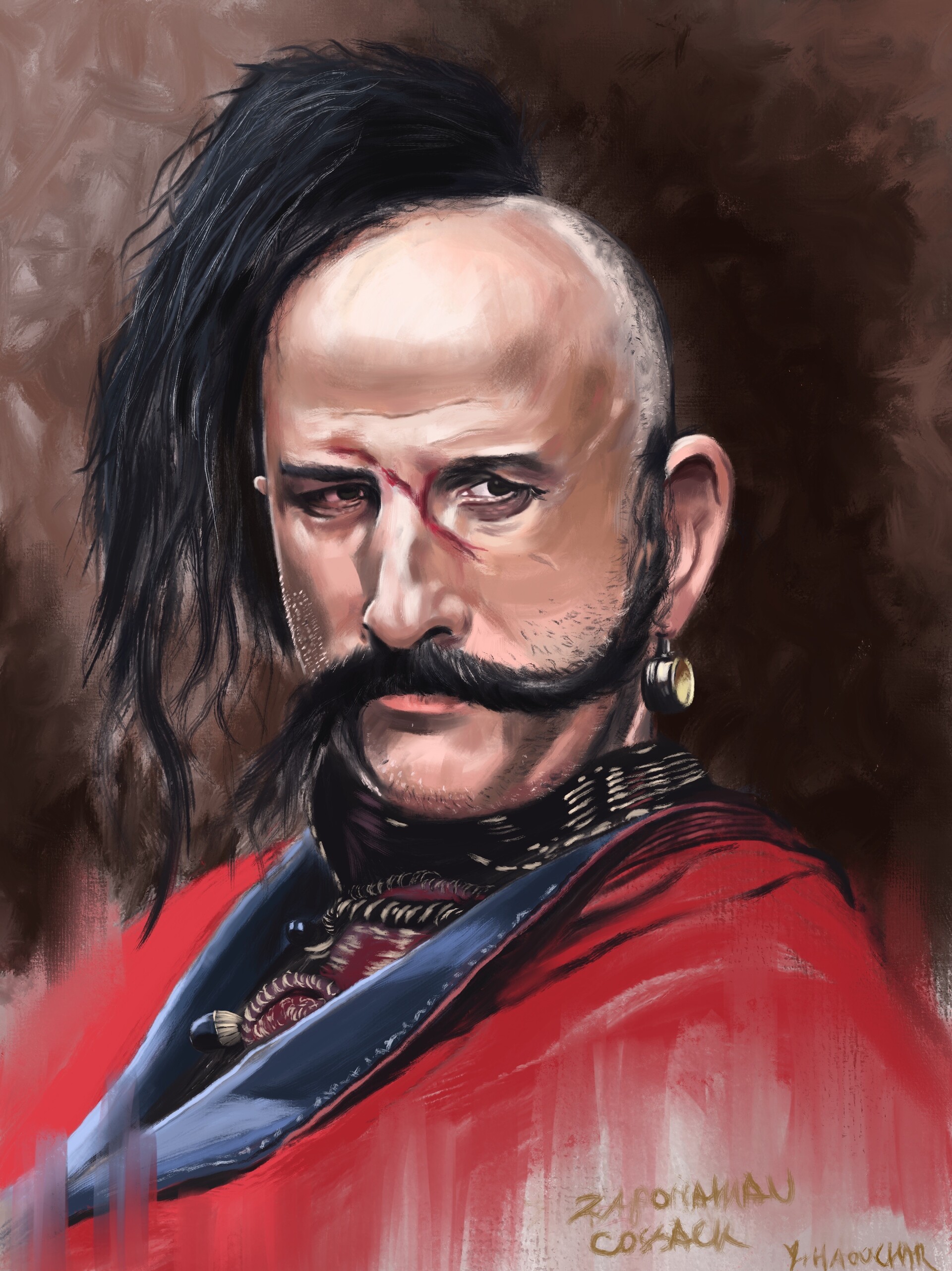 ArtStation - Cossack Portrait