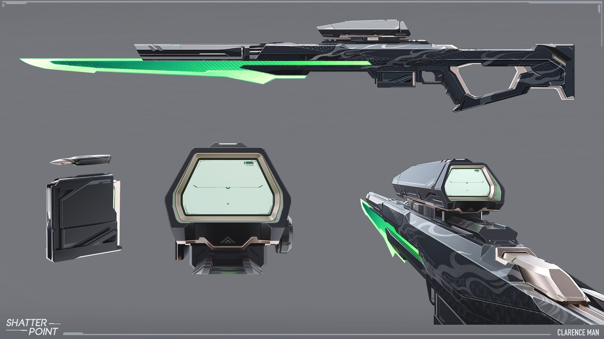 ArtStation - Blackscale Rifle