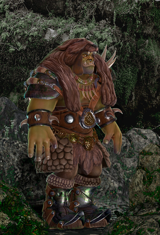 ArtStation - Orco druida