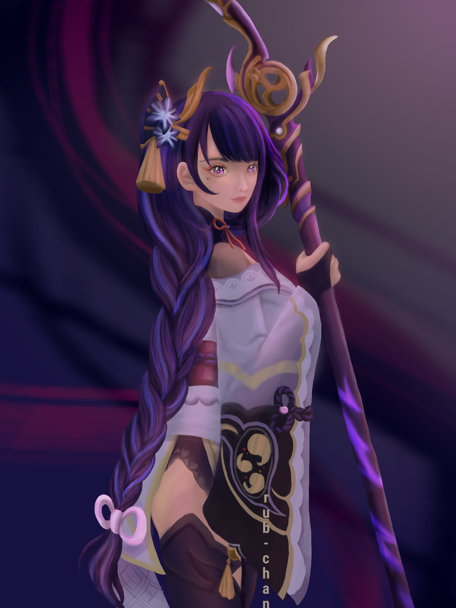 ArtStation - Ei - Raiden Shogun