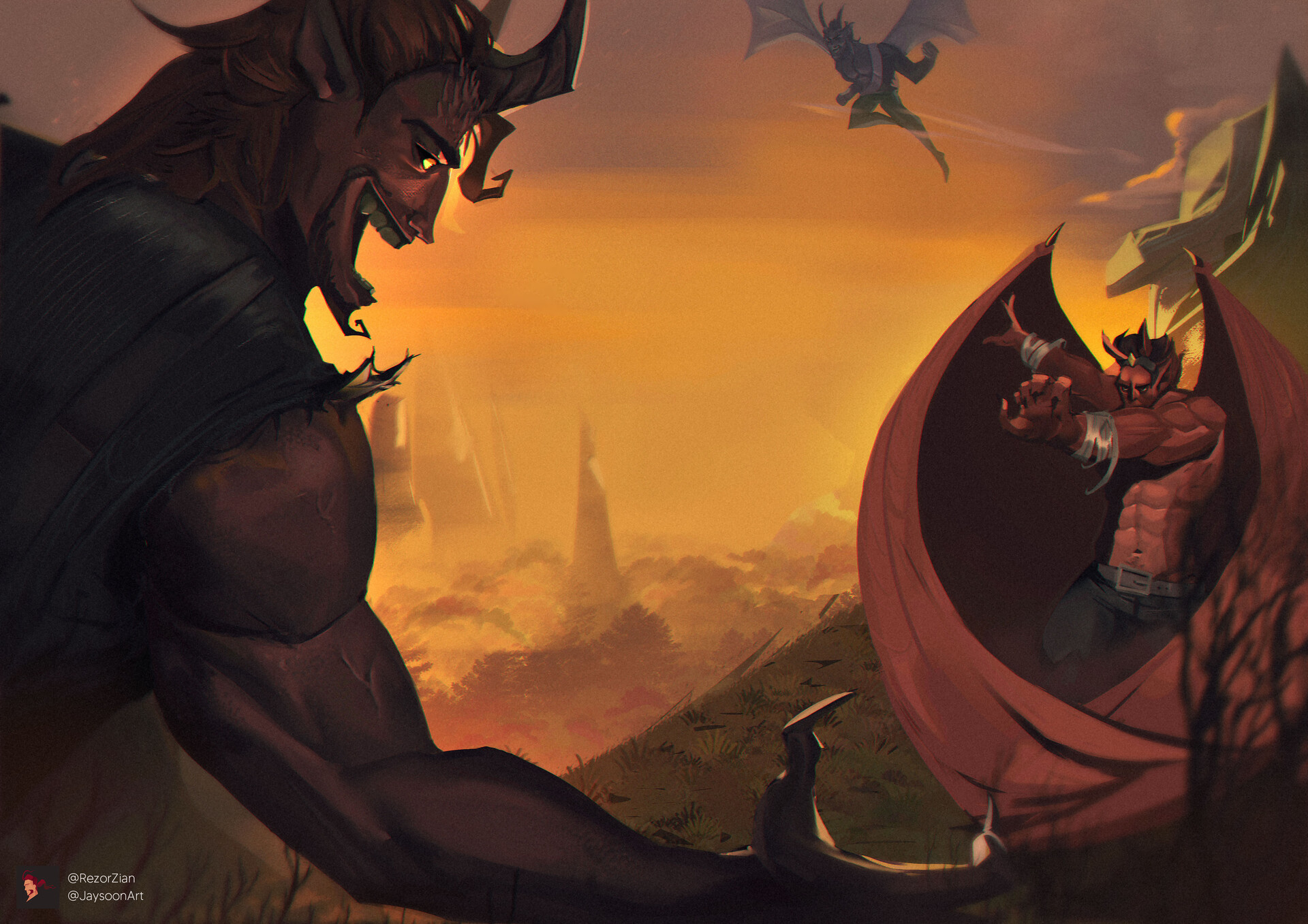 ArtStation - COMMISSION DONE! - @devon7601 ☀️😈⚔️