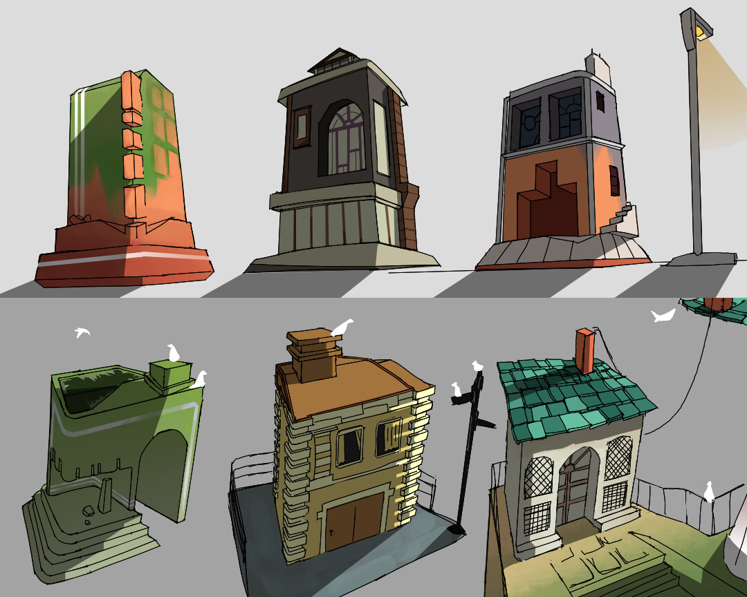 ArtStation - Conceptual Building Designs 2