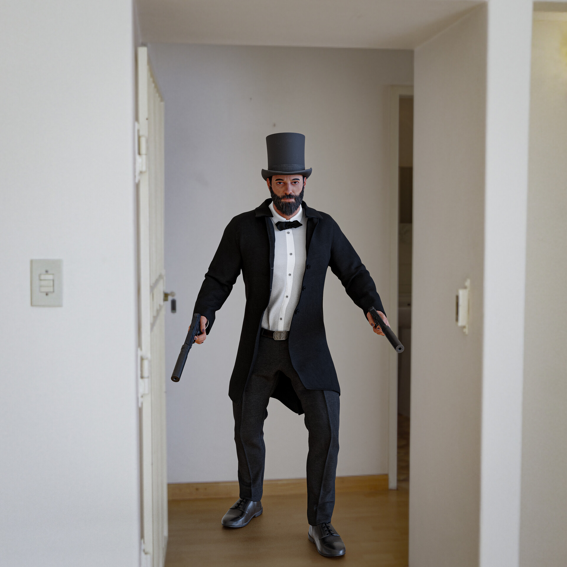 Realtime GraphX - Hitman Game Ready Character