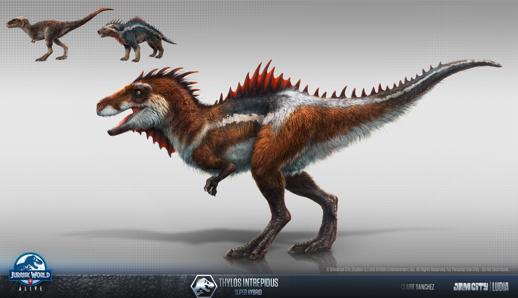 Claire Sanchez - Jurassic World Alive - Thylos Intrepidus and various ...