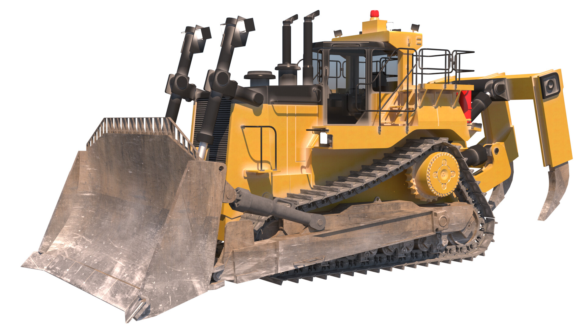 ArtStation - Caterpillar bulldozer