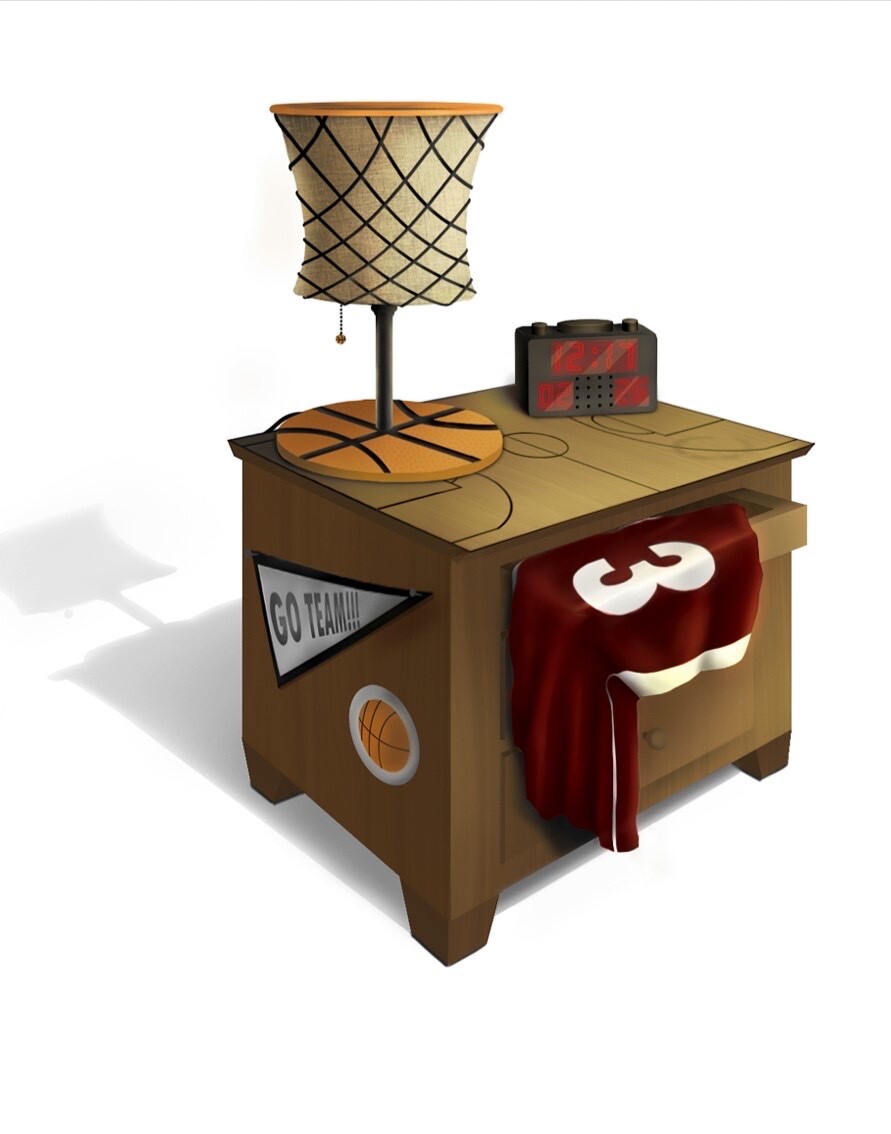 ArtStation - Basketball Themed Prop Design