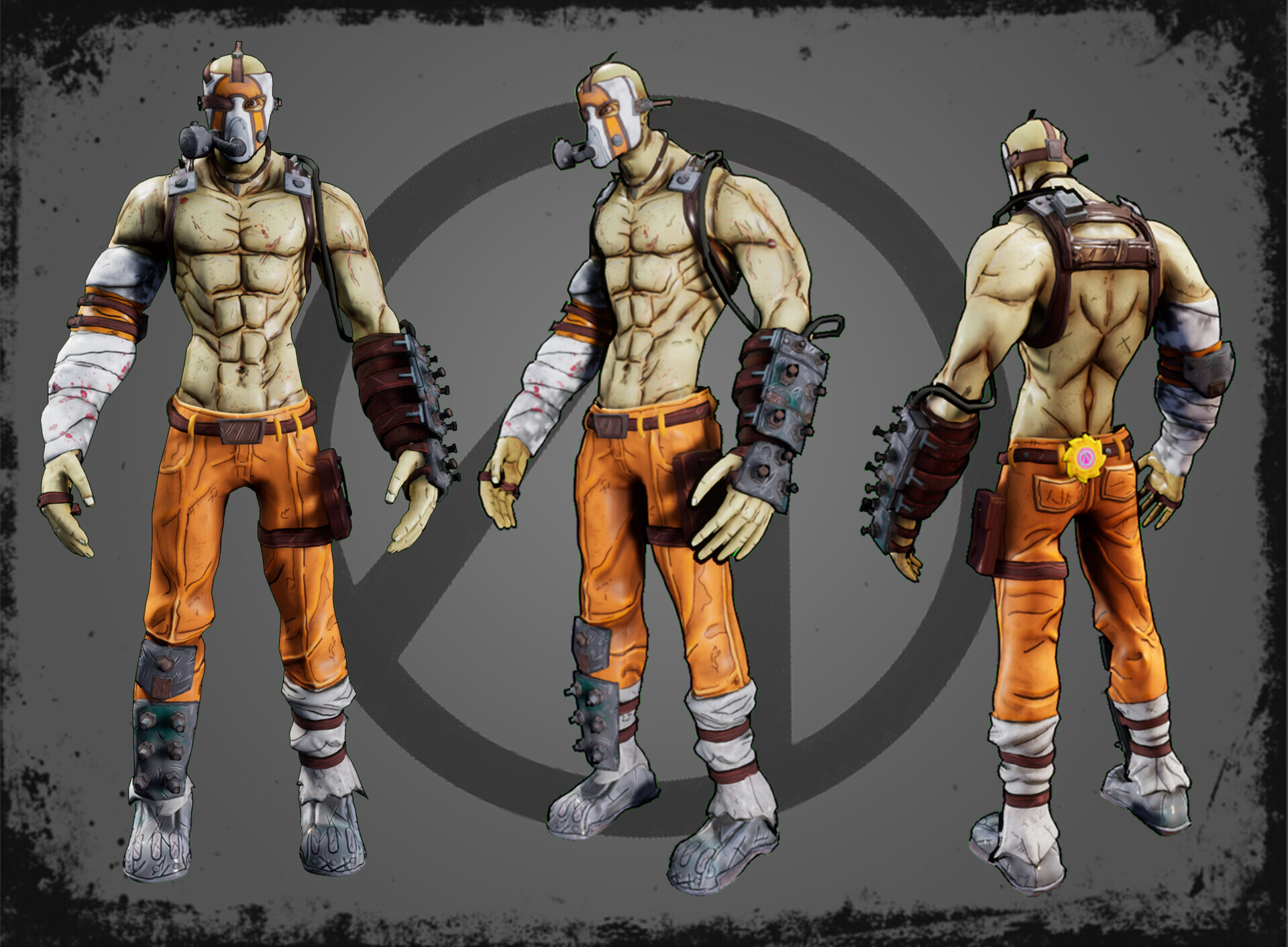 ArtStation - Krieg-Borderlands2 -Fan Art Project