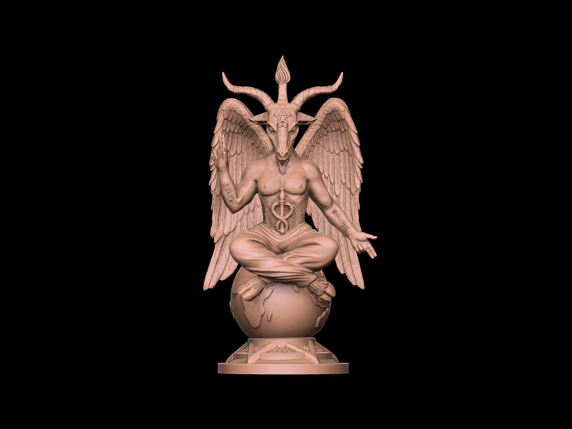 Ben Wright - Baphomet Antiquity - Large