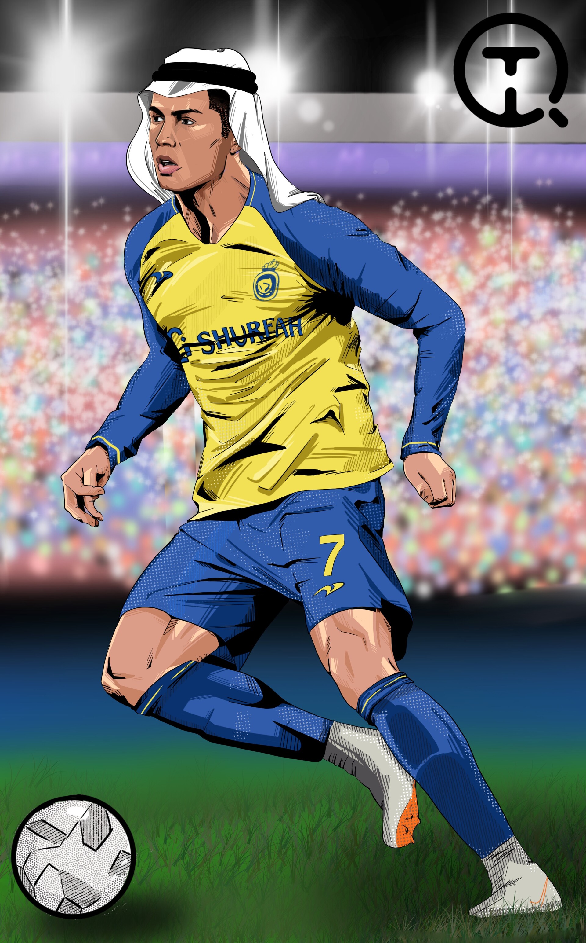 ArtStation - Ronaldo sign for Al Nasir