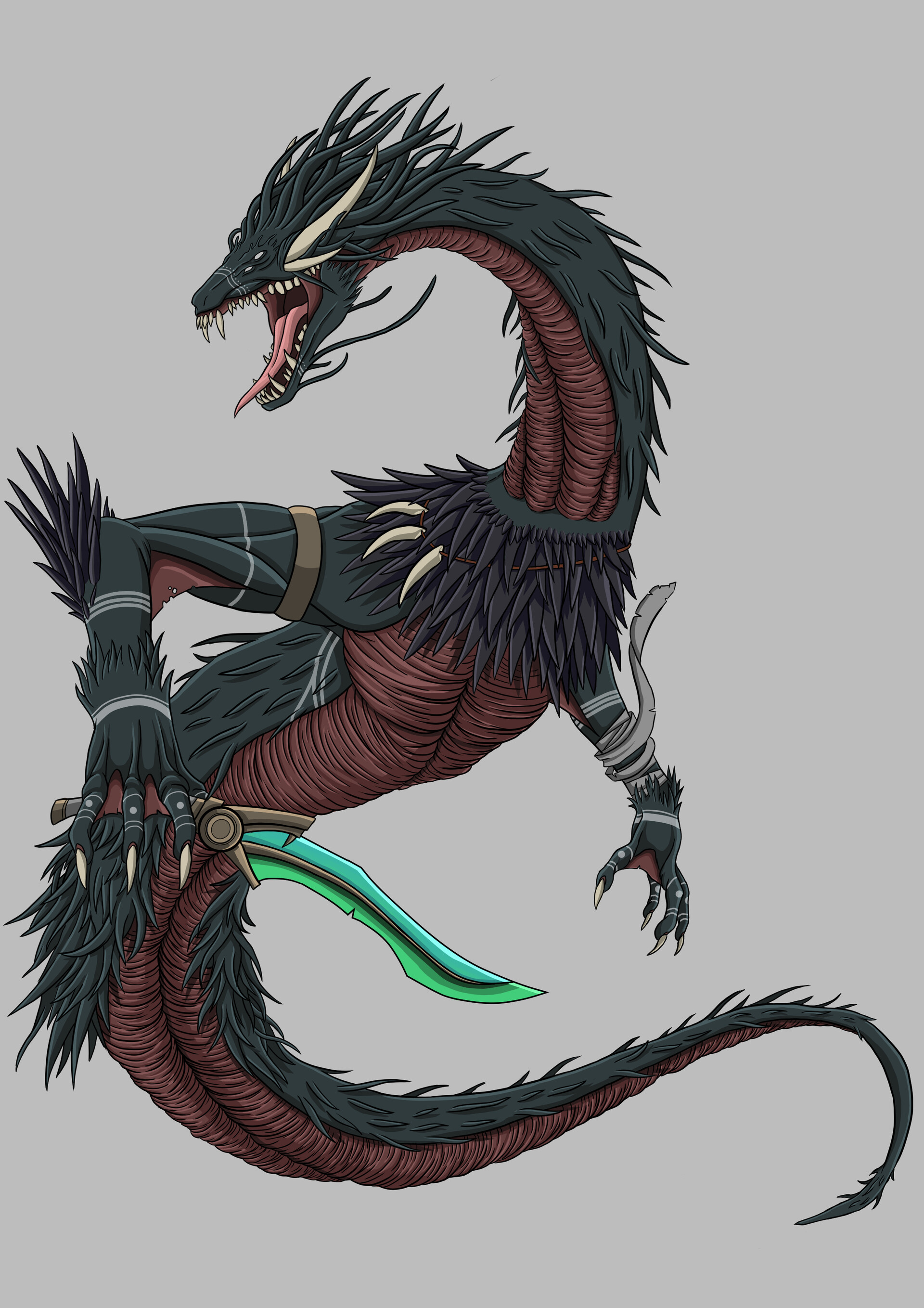 ArtStation - Snake monster