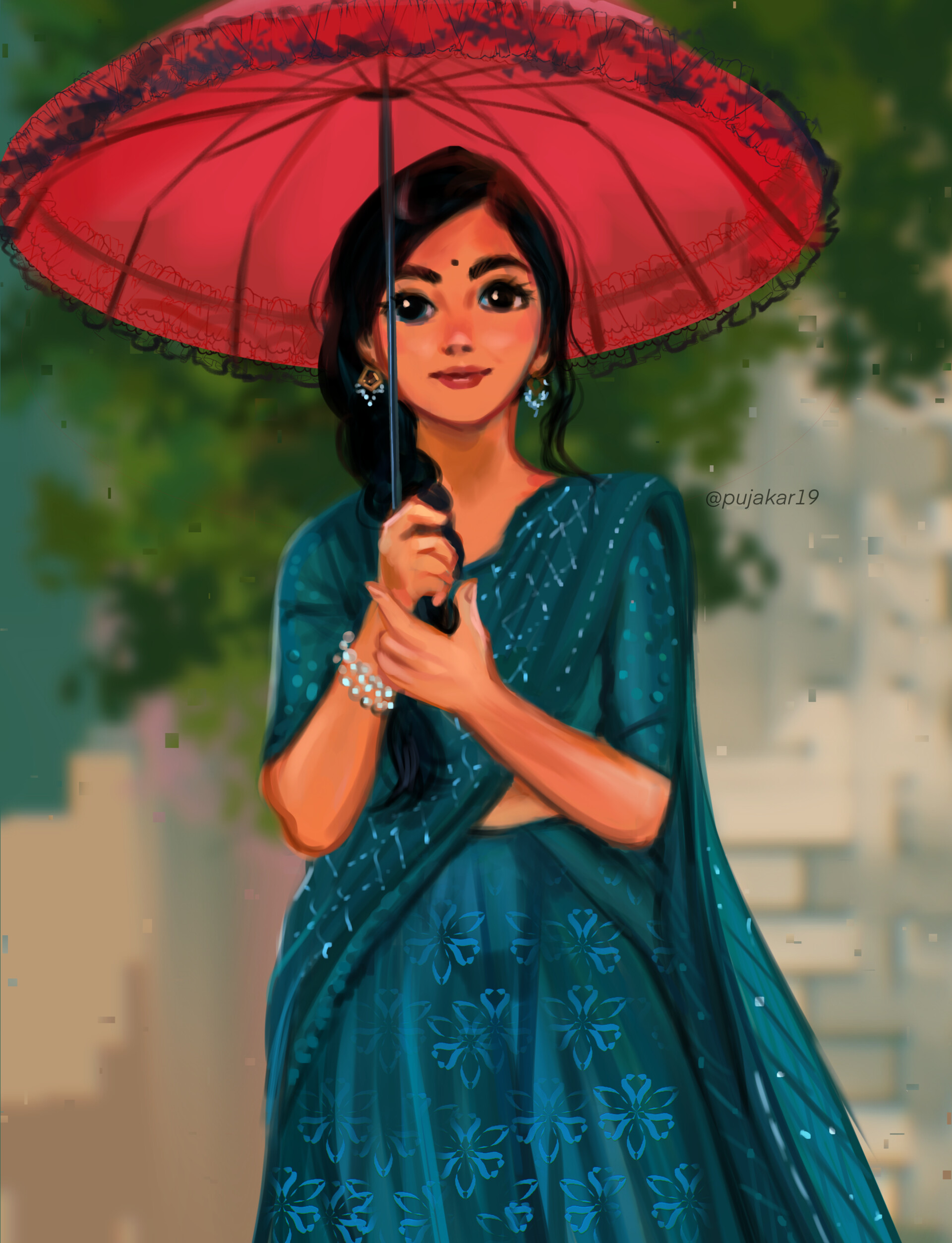 ArtStation - Princess Noor Jahan_Sita Mahalakshmi Fanart