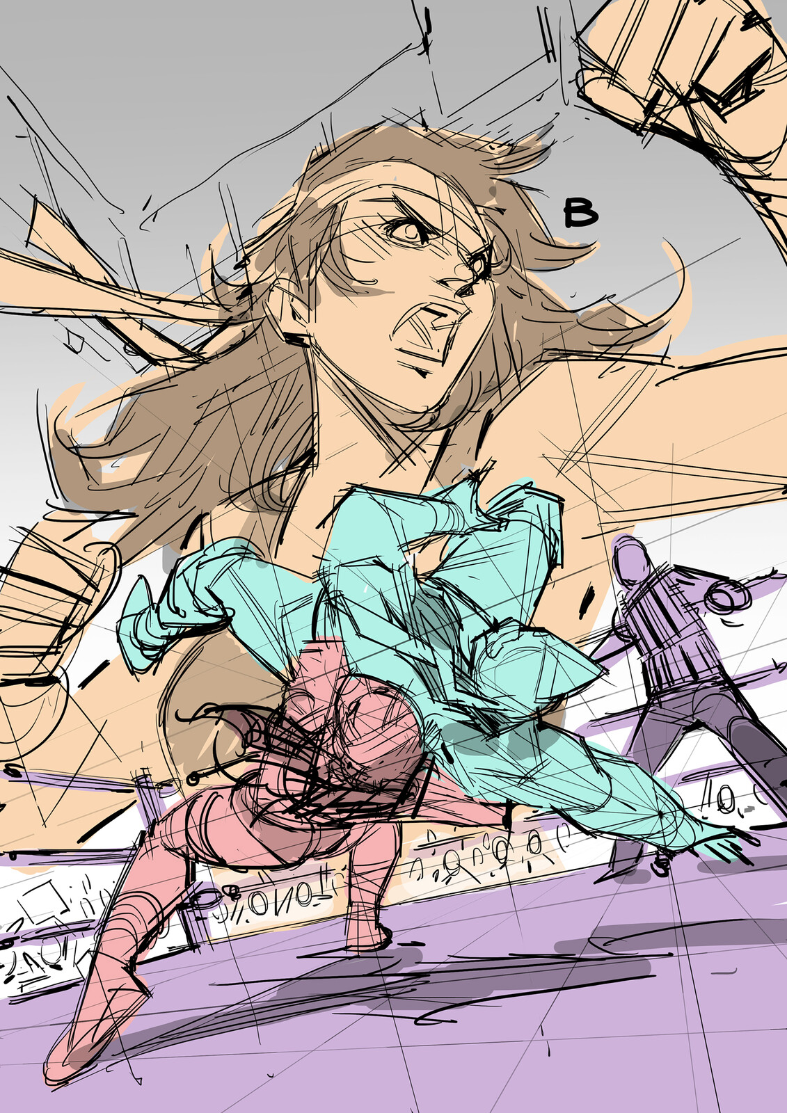 Lipwei Chang - Cover Art: Do A Powerbomb #1