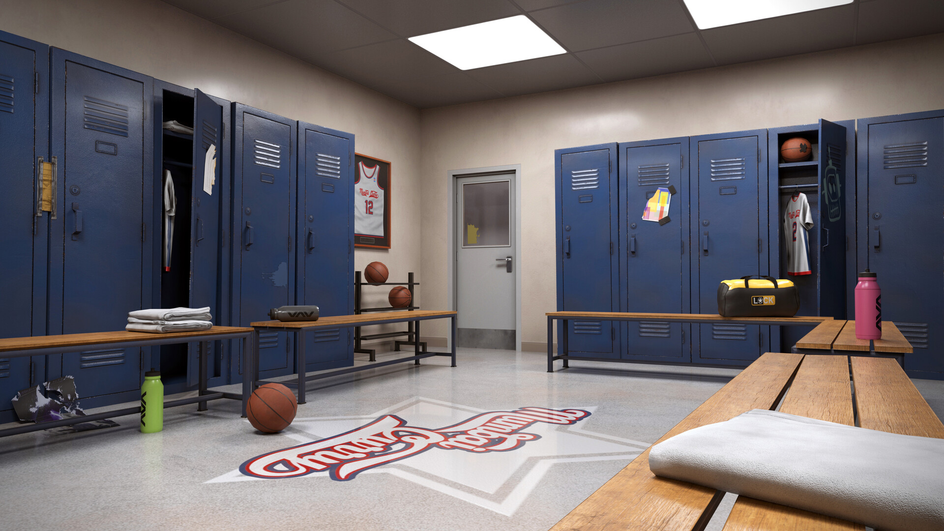 ArtStation - Locker Room