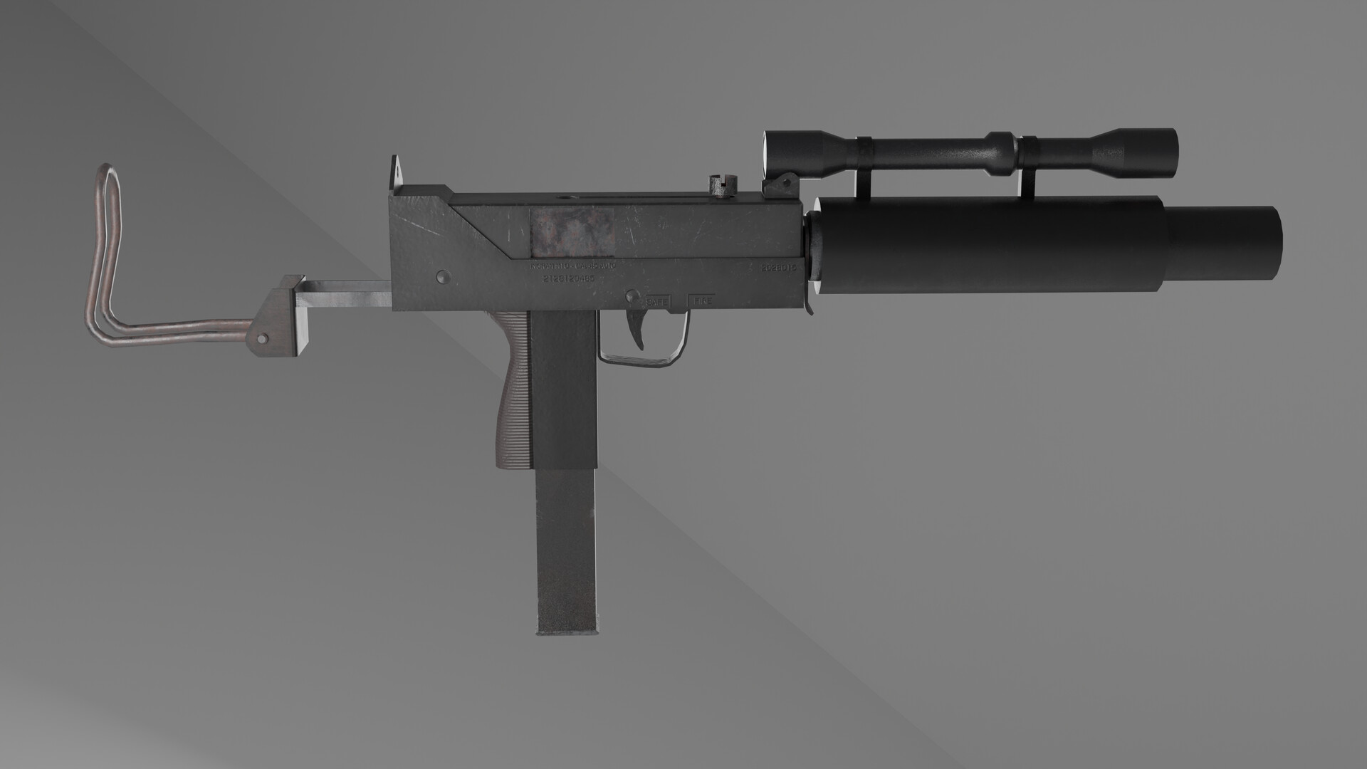Matthew Louden - Ingram Mac-10 with Attachments