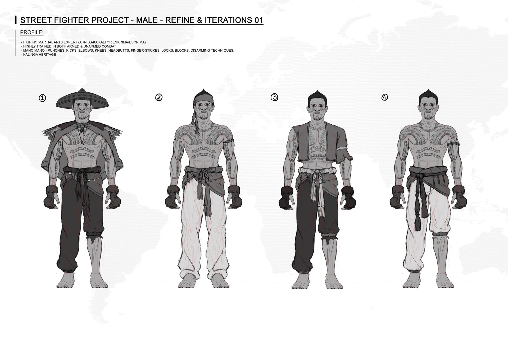 Street Fighter Characters Male