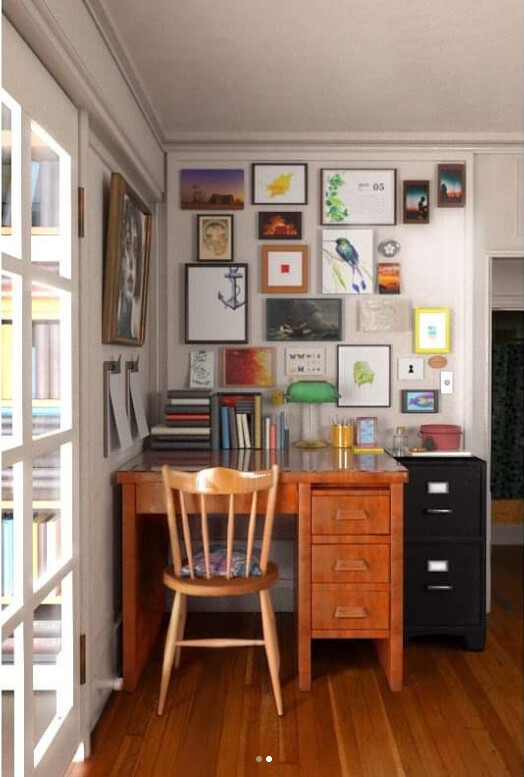 ArtStation - Cozy Study Room