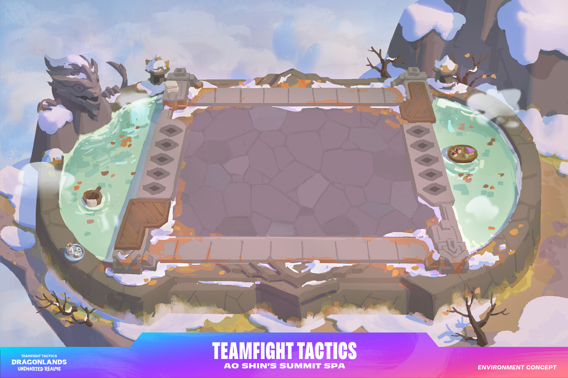 Kudos Productions - Teamfight Tactics | Set7.5 Dragonlands: Uncharted Realm | Environment