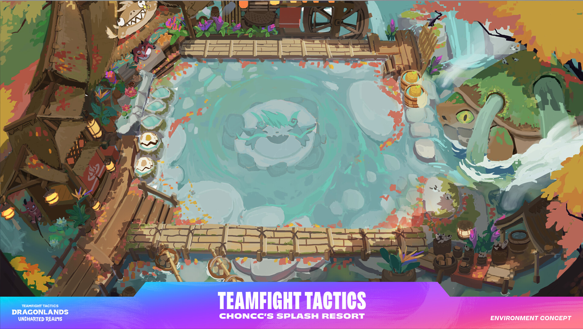 Kudos Productions - Teamfight Tactics | Set7.5 Dragonlands: Uncharted Realm | Environment