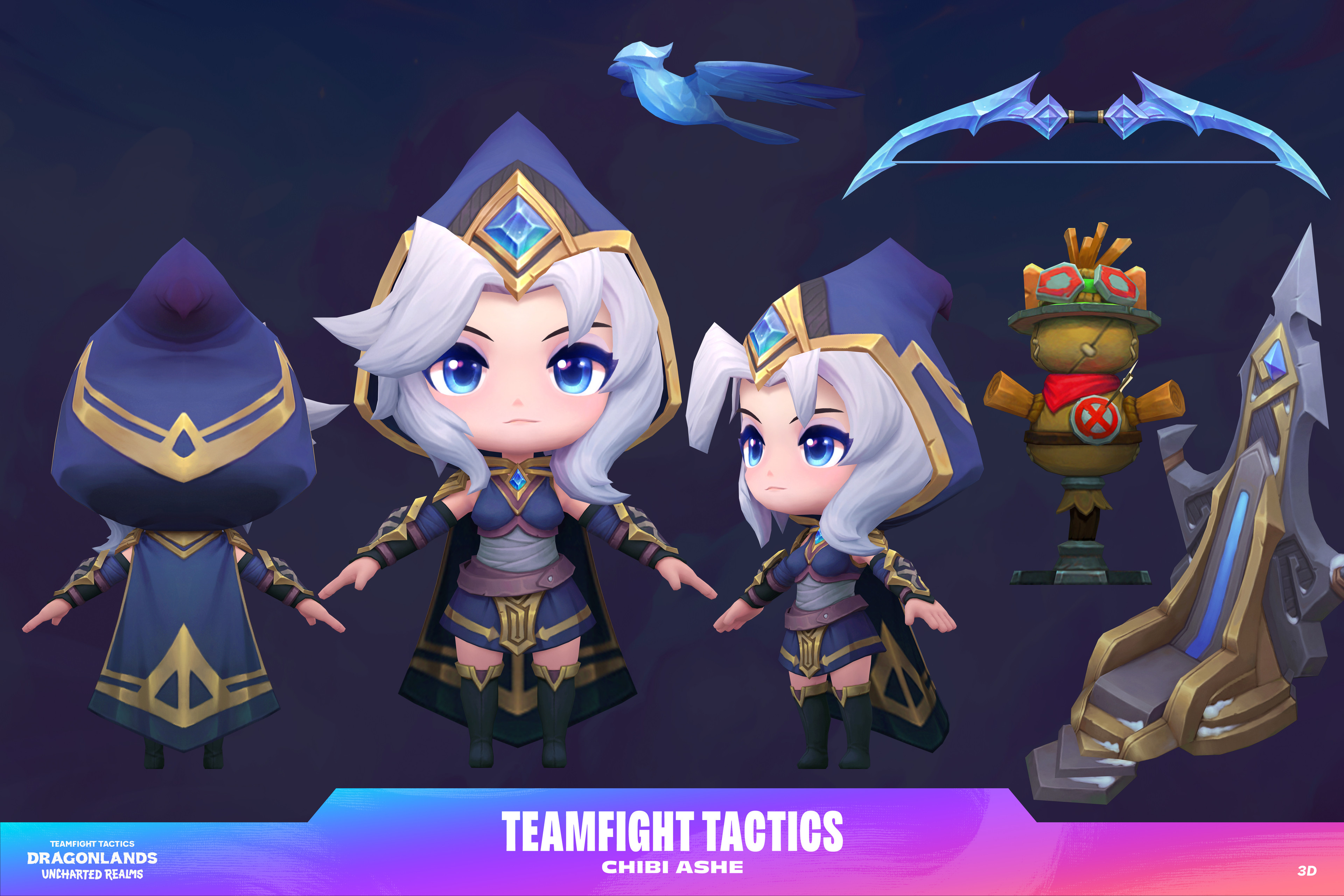 Kudos Productions - Teamfight Tactics | Set7.5 Dragonlands: Uncharted Realm | Chibi Champions