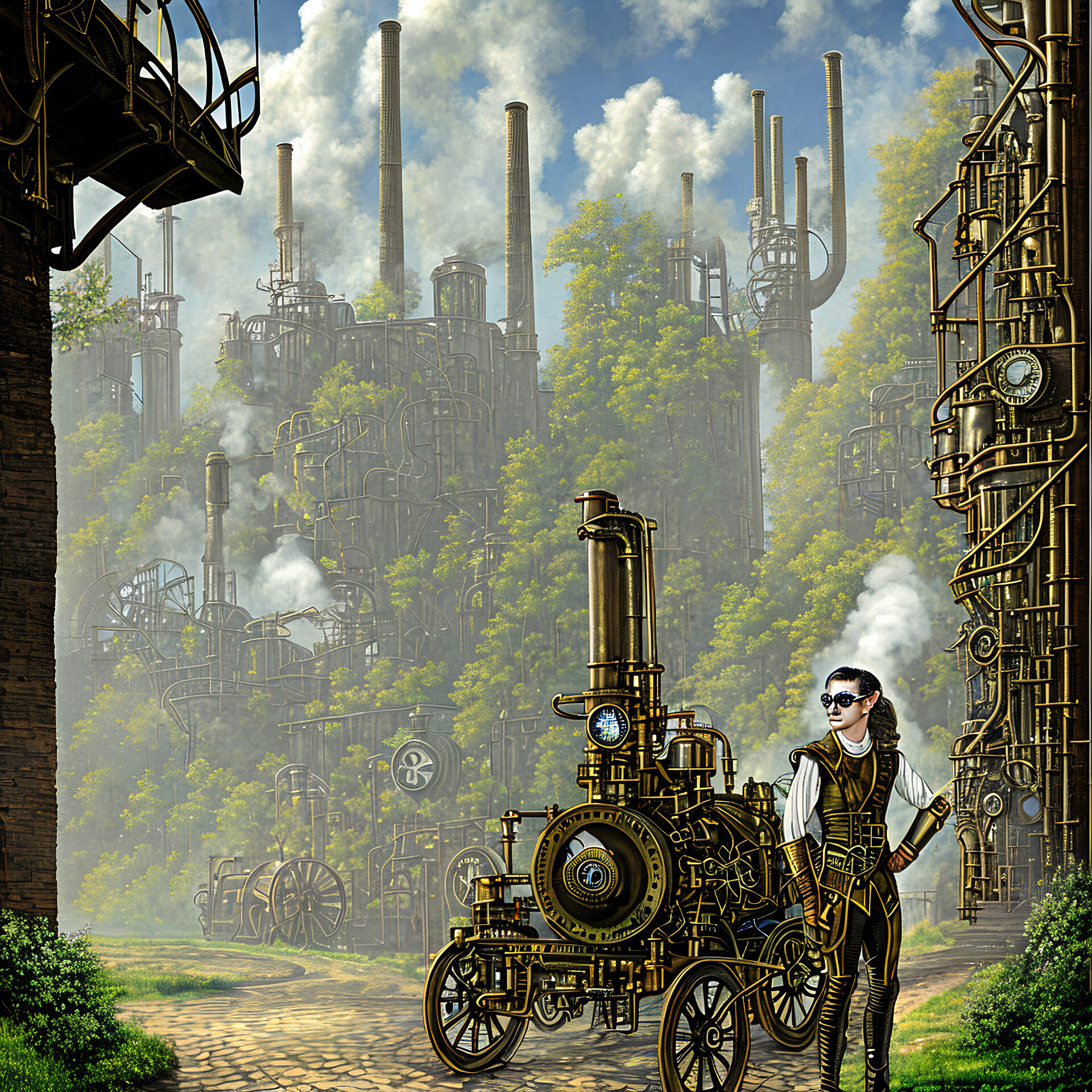 ArtStation - Steampunk Elf Driver