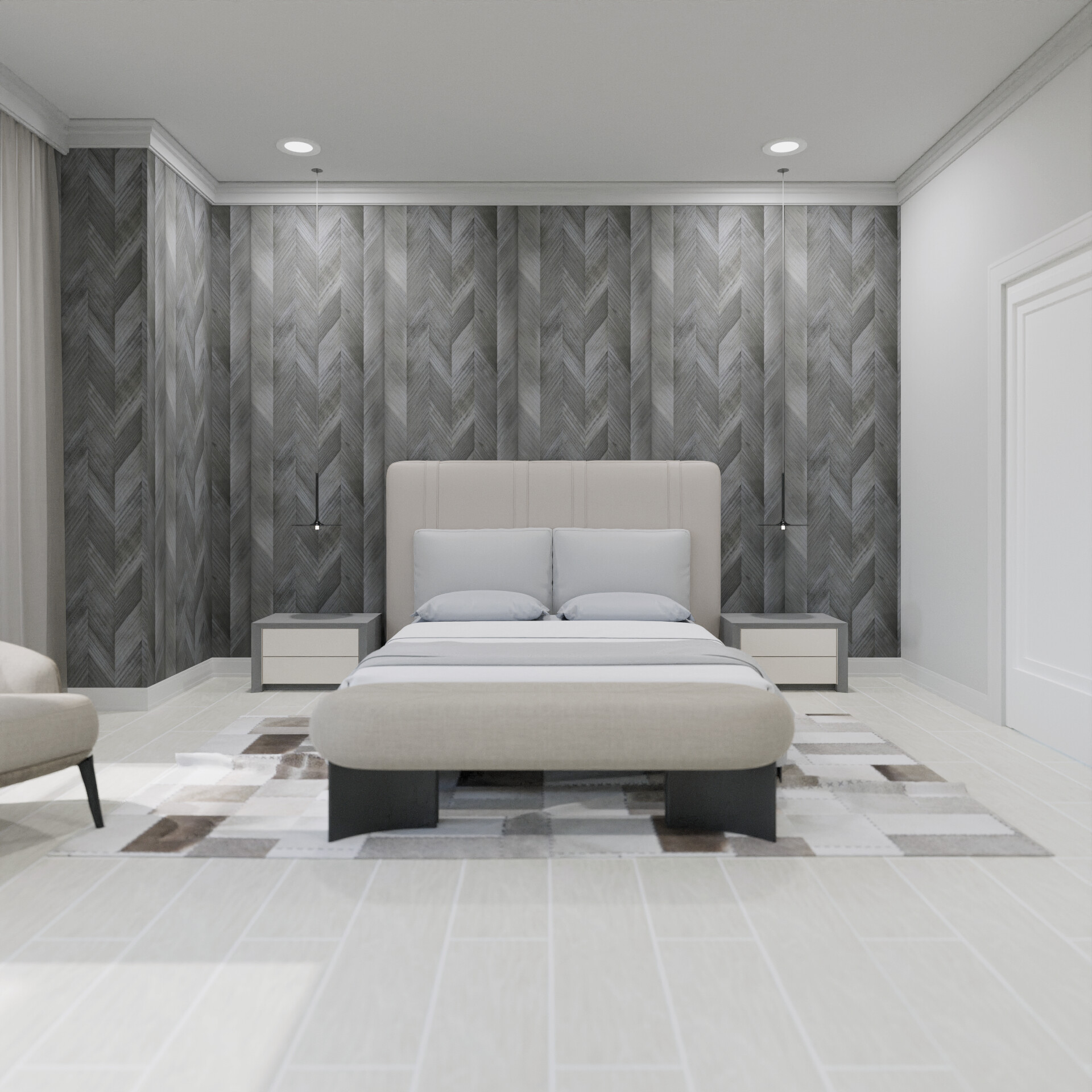 ArtStation - Master bedroom - Carolina Pinzon - Design Home