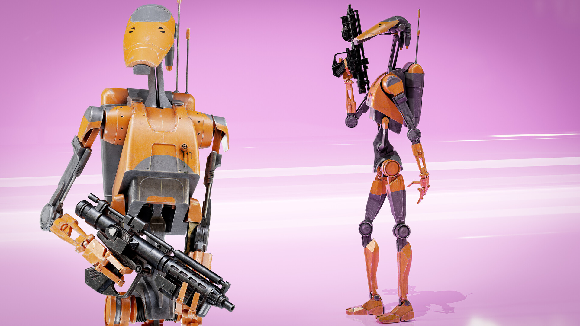 Pavel Voloshin - Battle Droid B1. Star Wars Fan Art