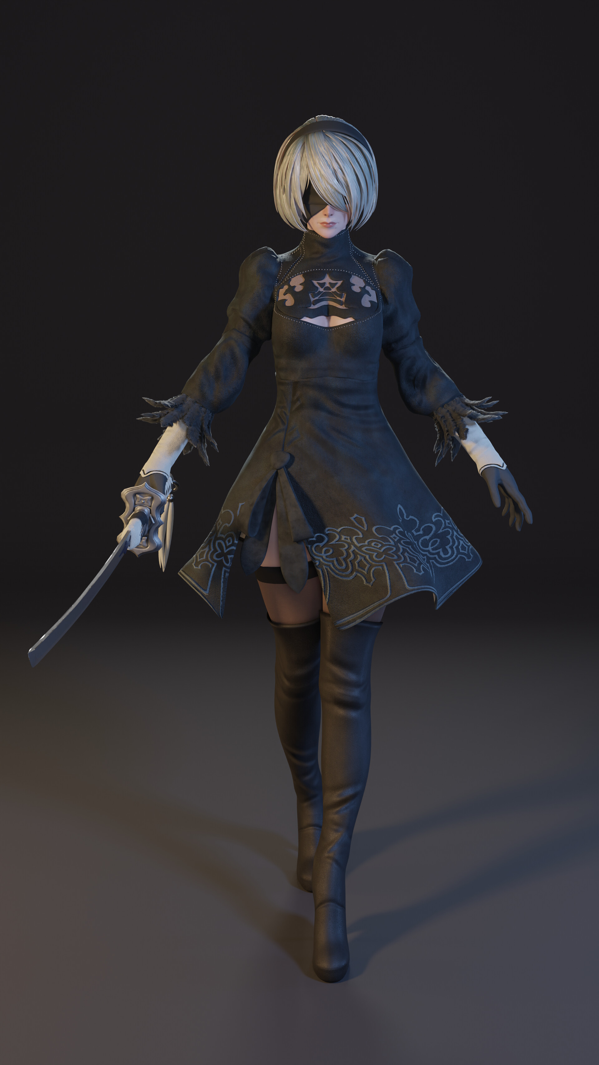 ArtStation - 2B From NieR:Automata