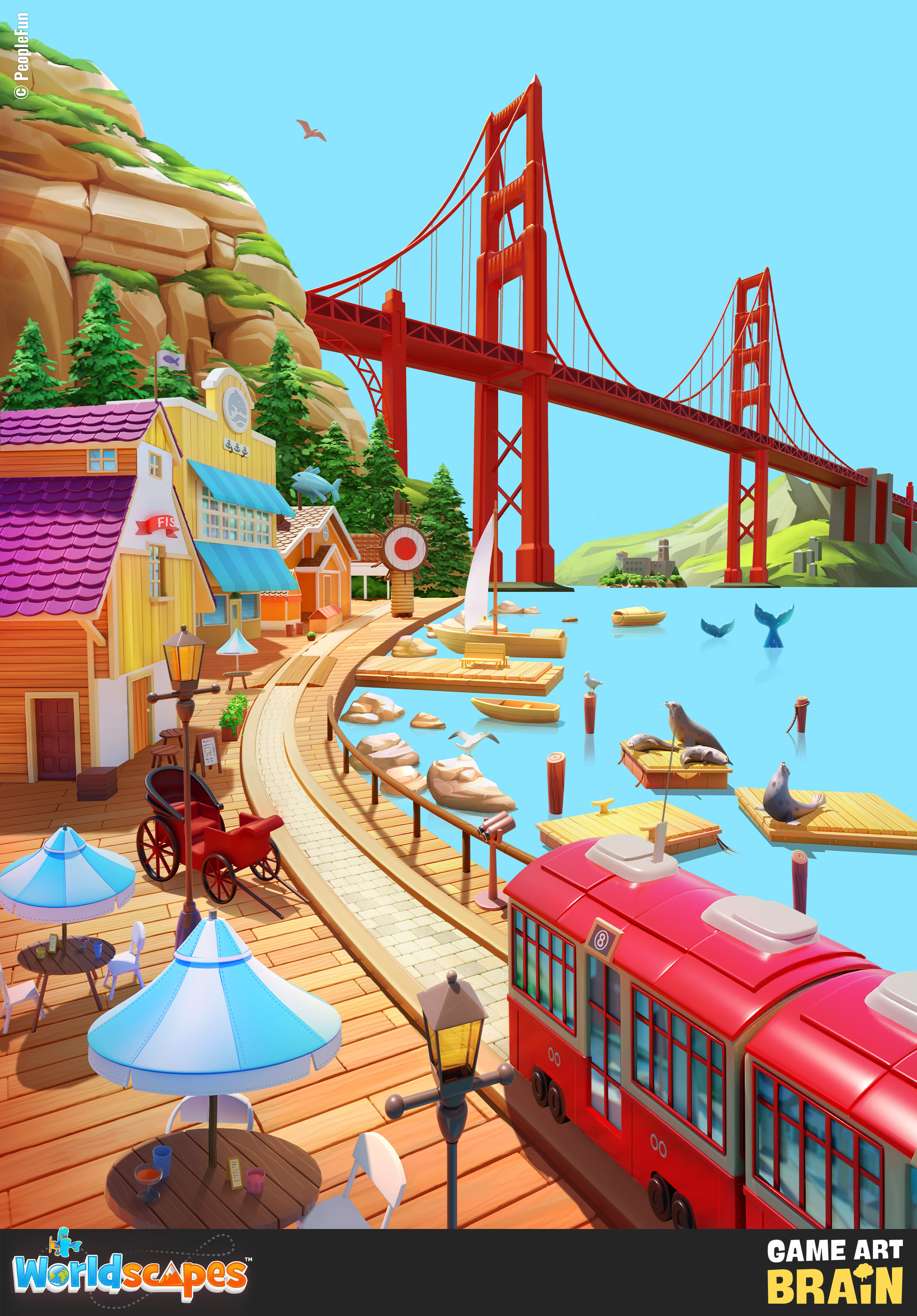 Game Art Brain - Creation & Consulting - WorldScapes - San Francisco