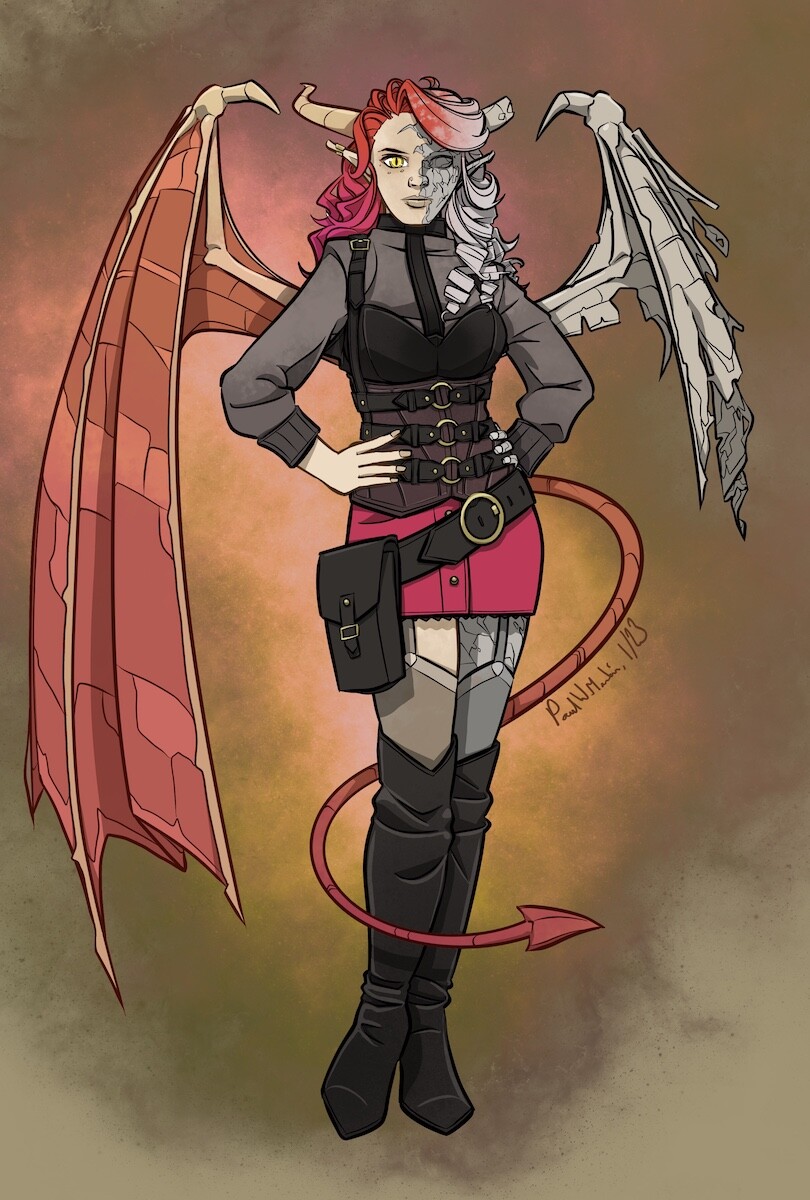 ArtStation - Maimed Devil-Girl