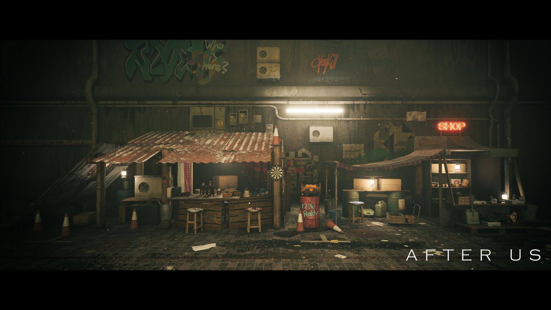 ArtStation - After Us - Game Art student project